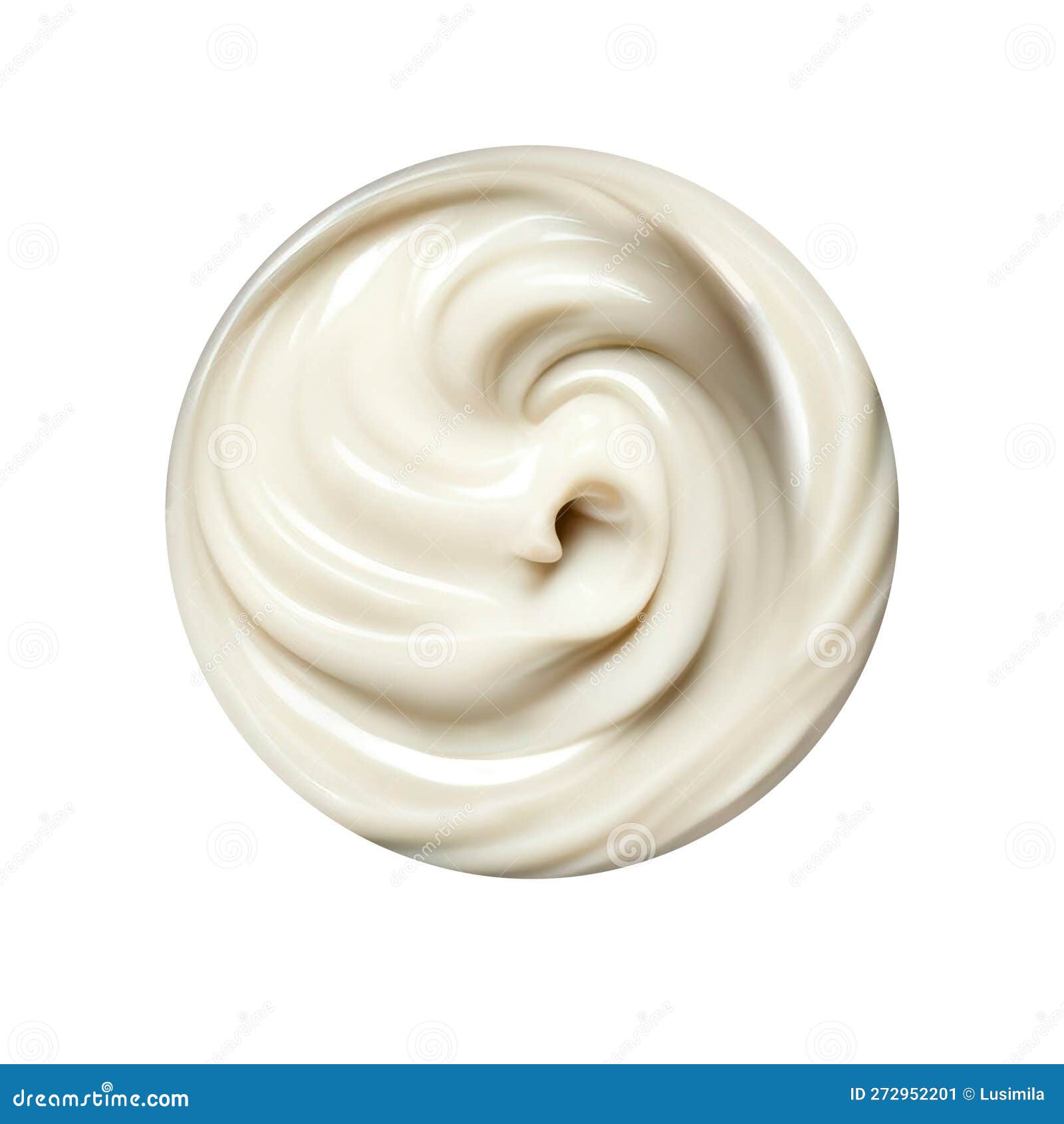 White Beauty Cream Top View Stock Image - Image of product, remove ...