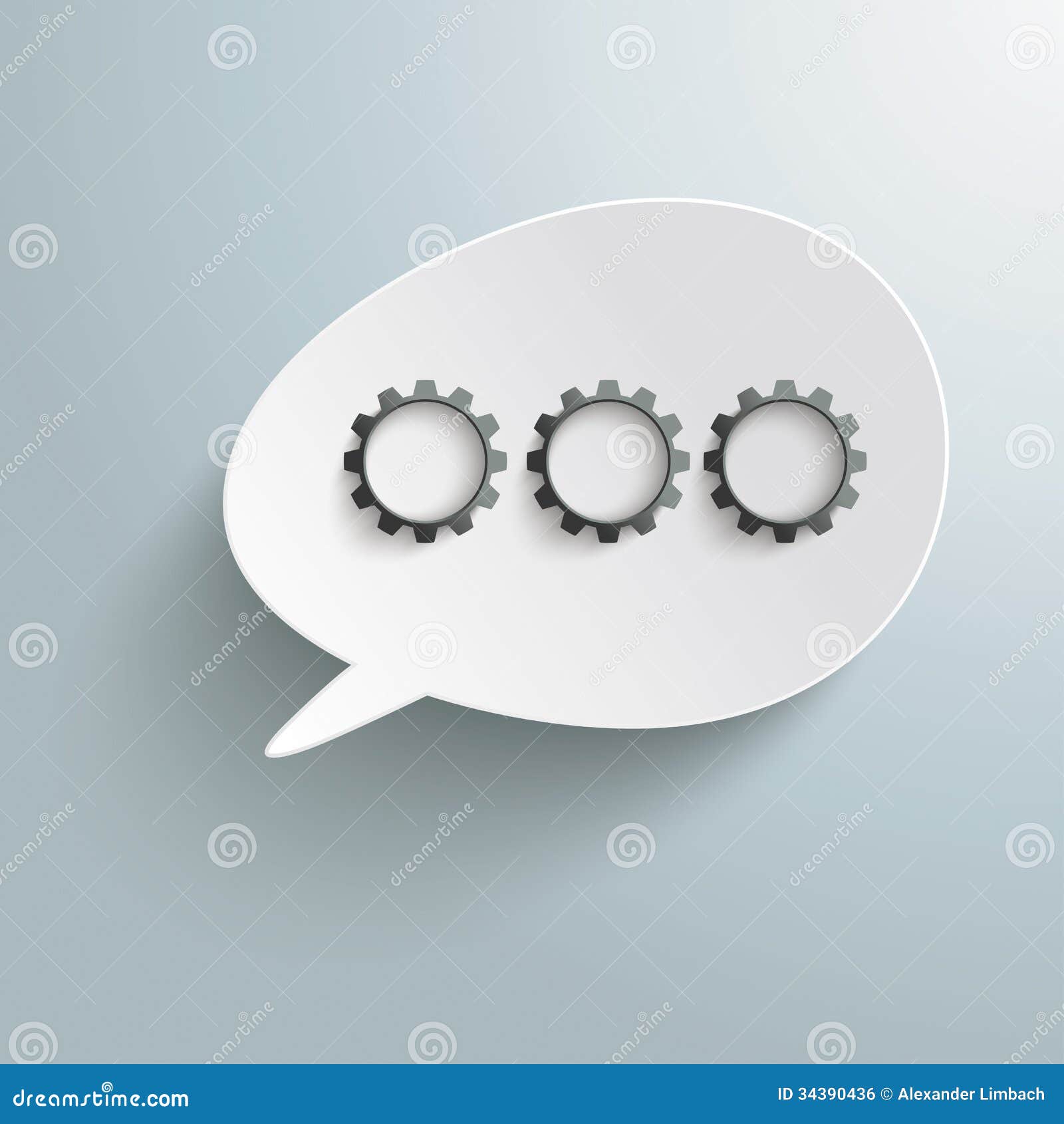 Bevel Speech Bubbles Refutation Header Infographic Vector Illustration ...