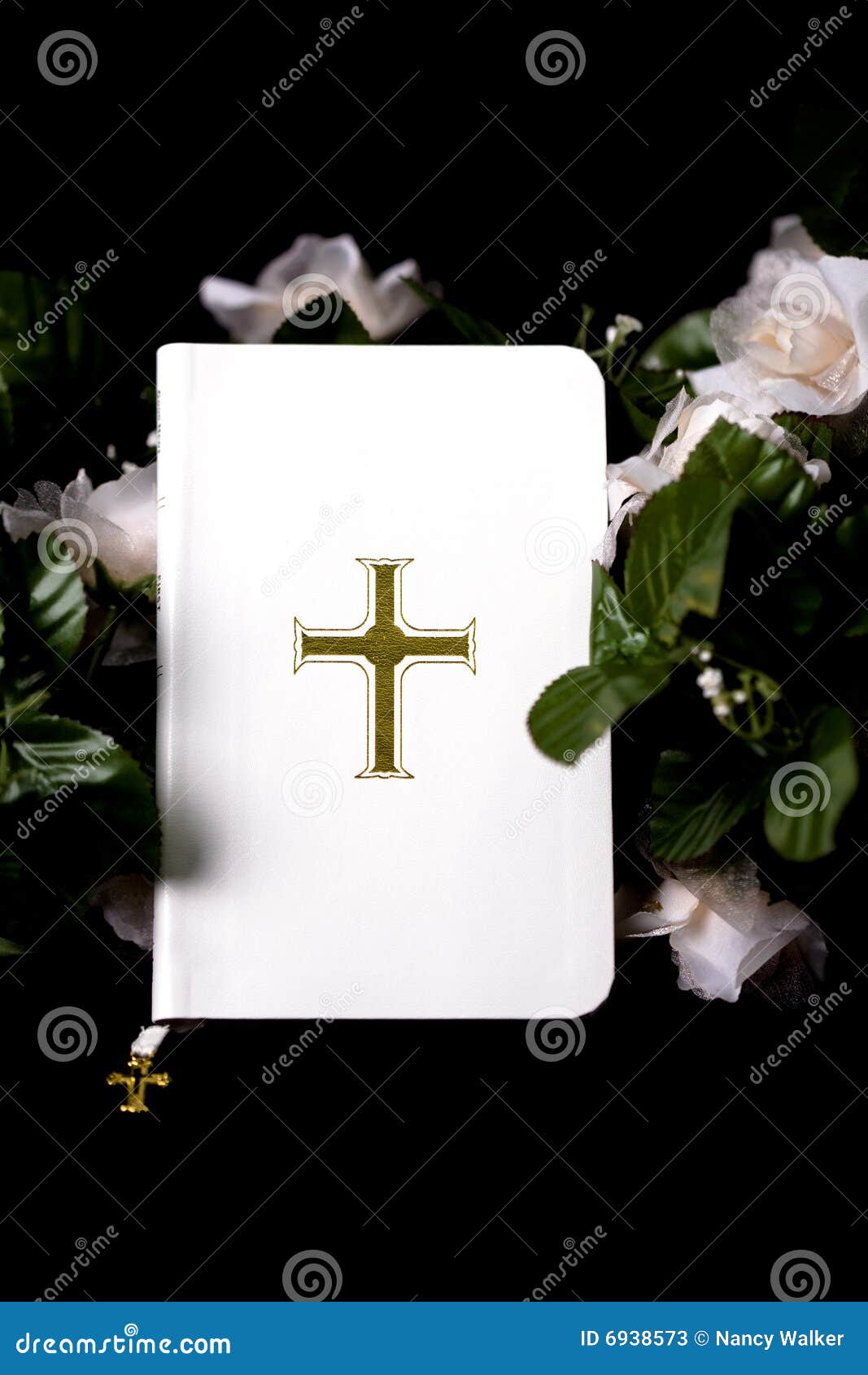 White Bible On Black Royalty-Free Stock Photography | CartoonDealer.com ...