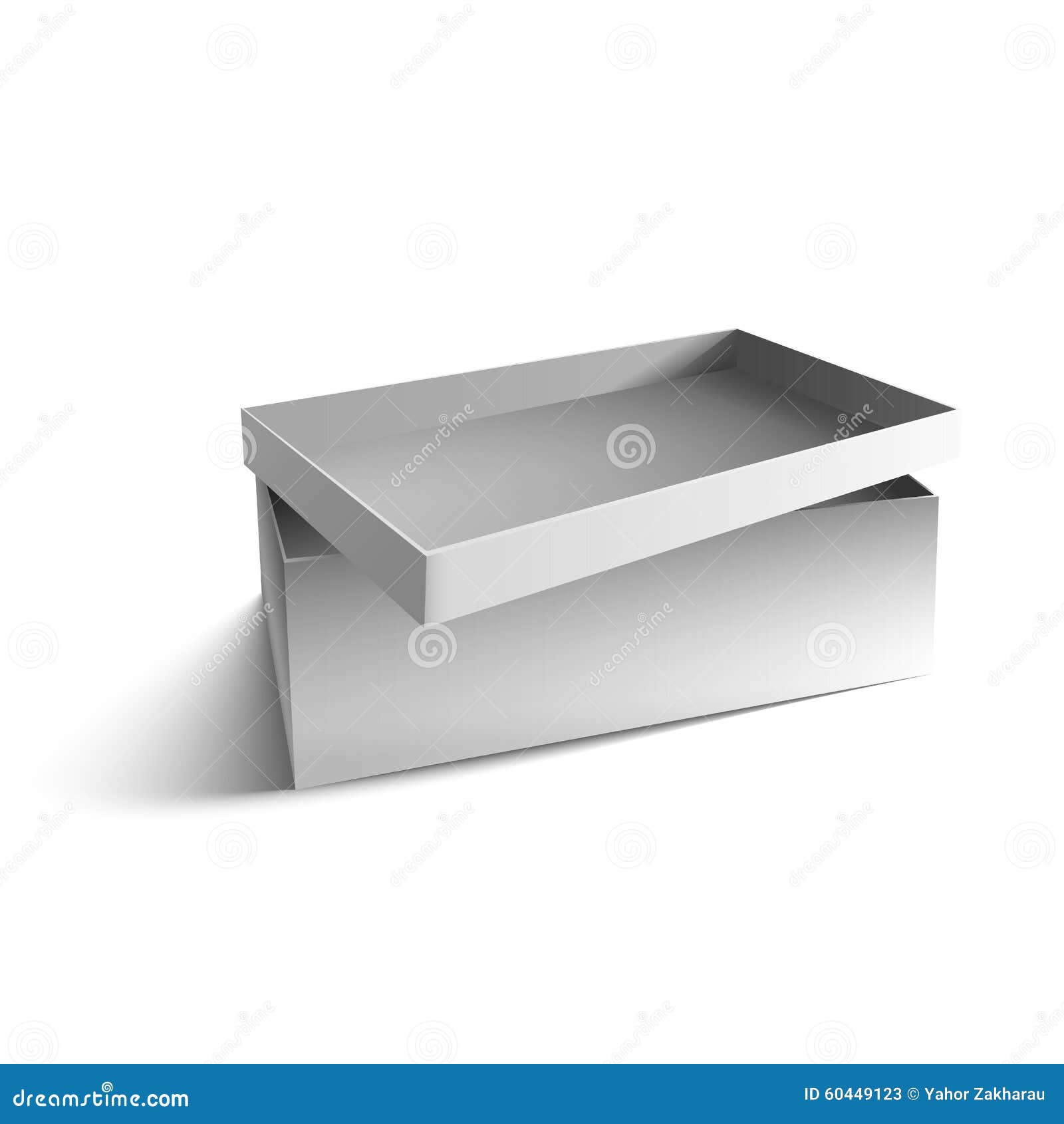 White big box stock vector. Illustration of blank, merchandise - 60449123