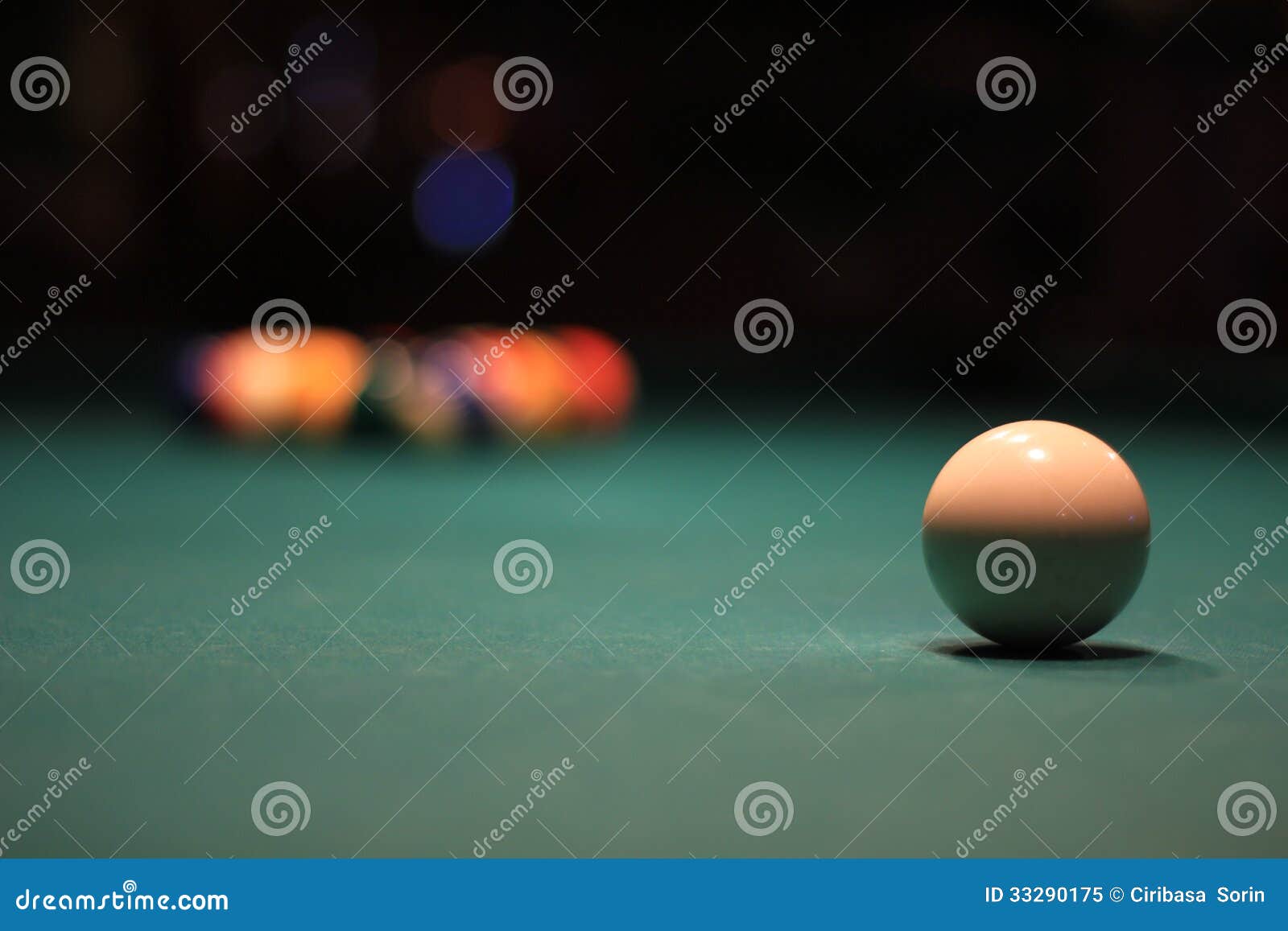 White billiard ball stock image. Image of pool, concept - 33290175