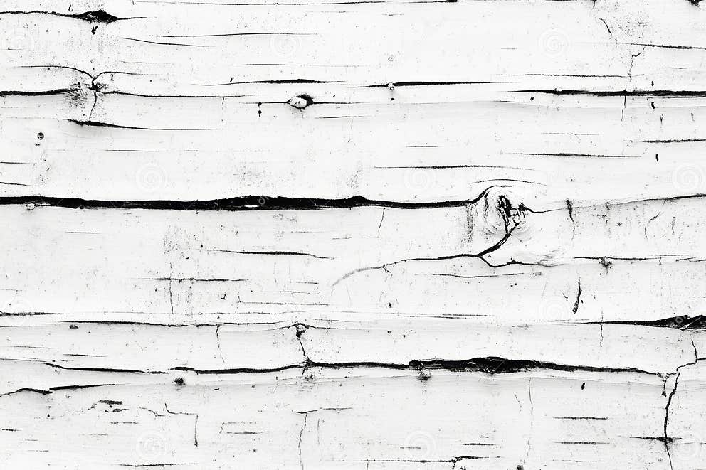 White Birch Bark Texture, Smooth with Thin Black Horizontal Lines and ...