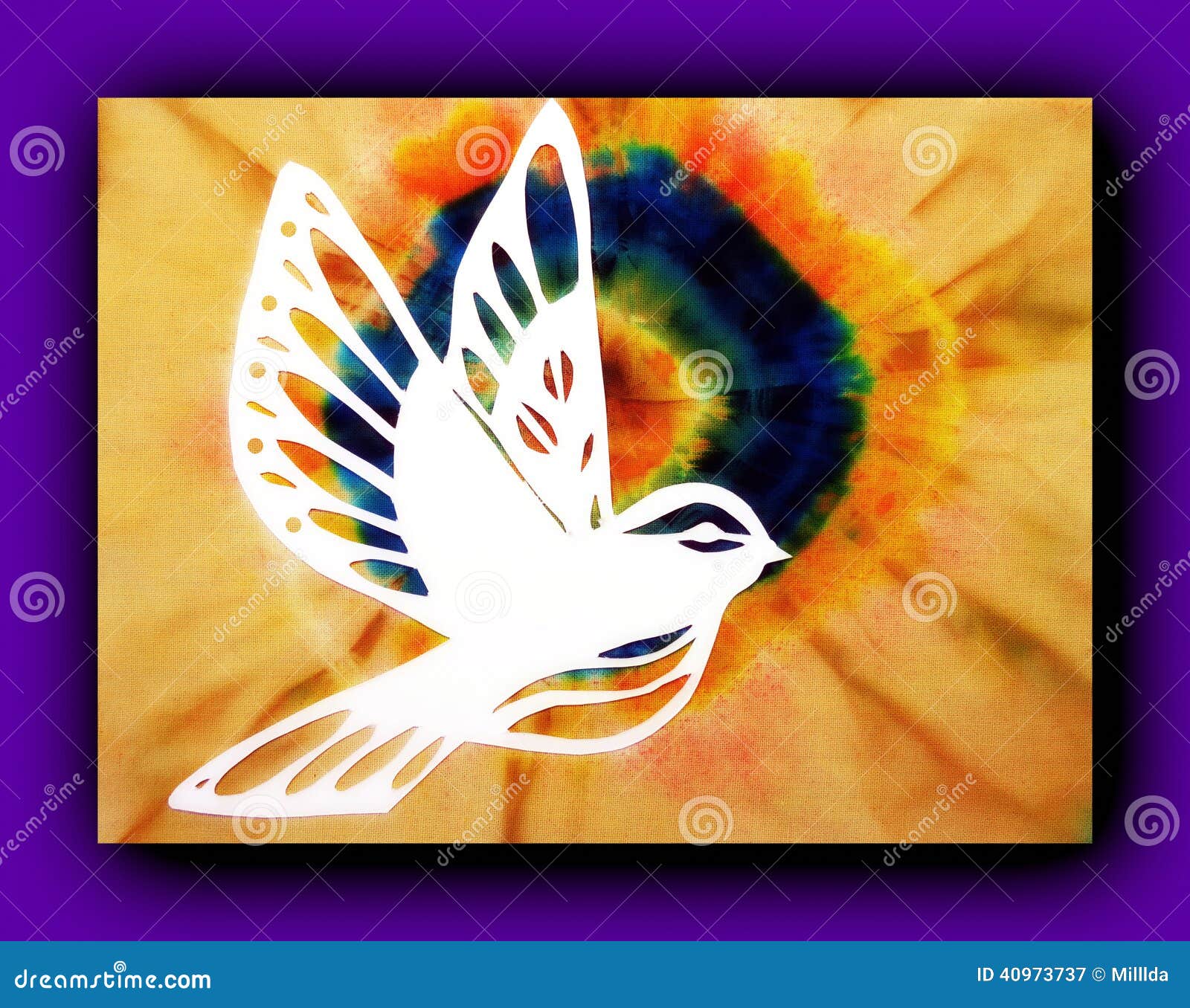 White bird. Paper cutting stock image. Image of closeup - 40973737