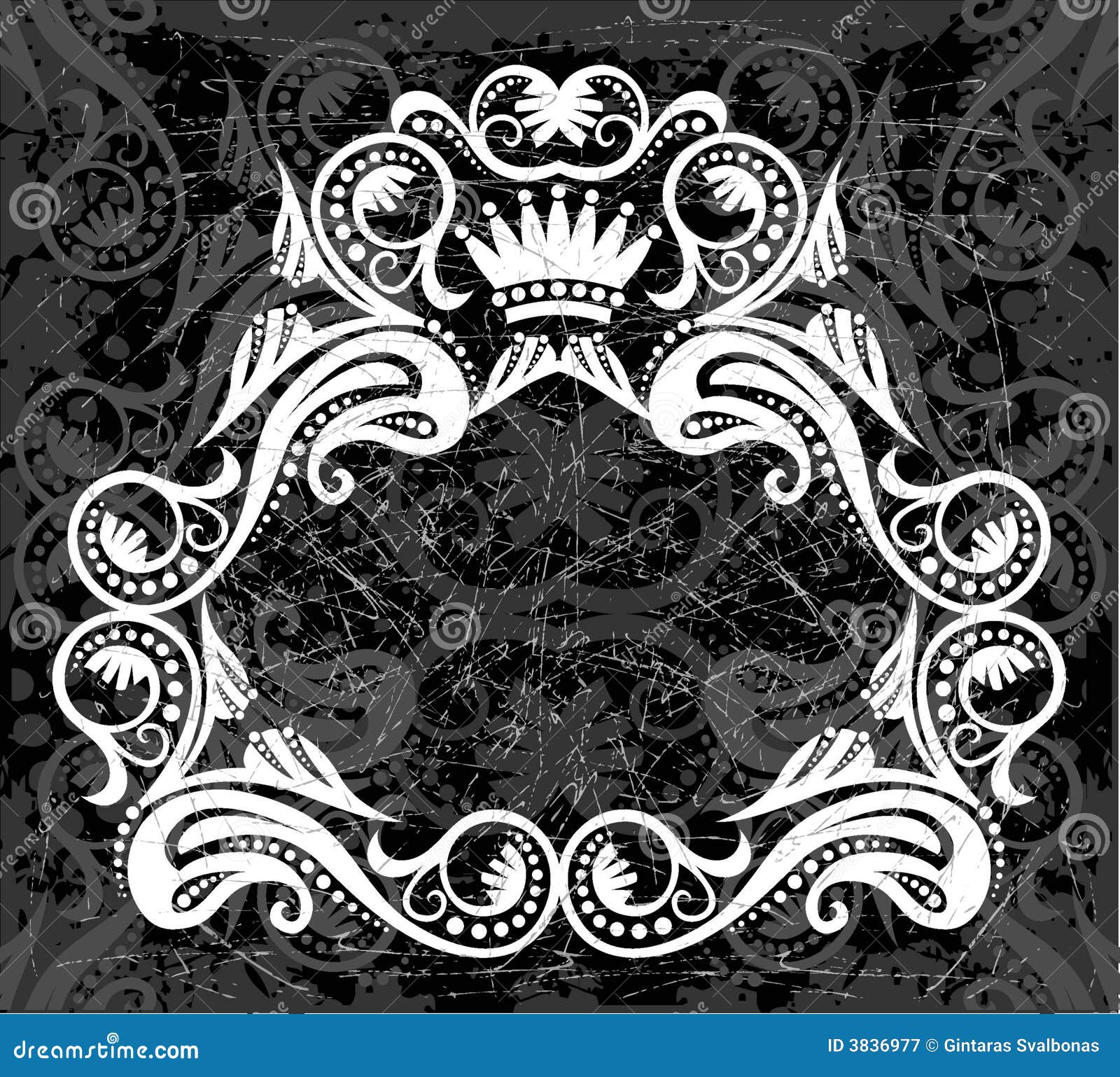 White & Black Border Pattern Stock Vector - Illustration of white ...