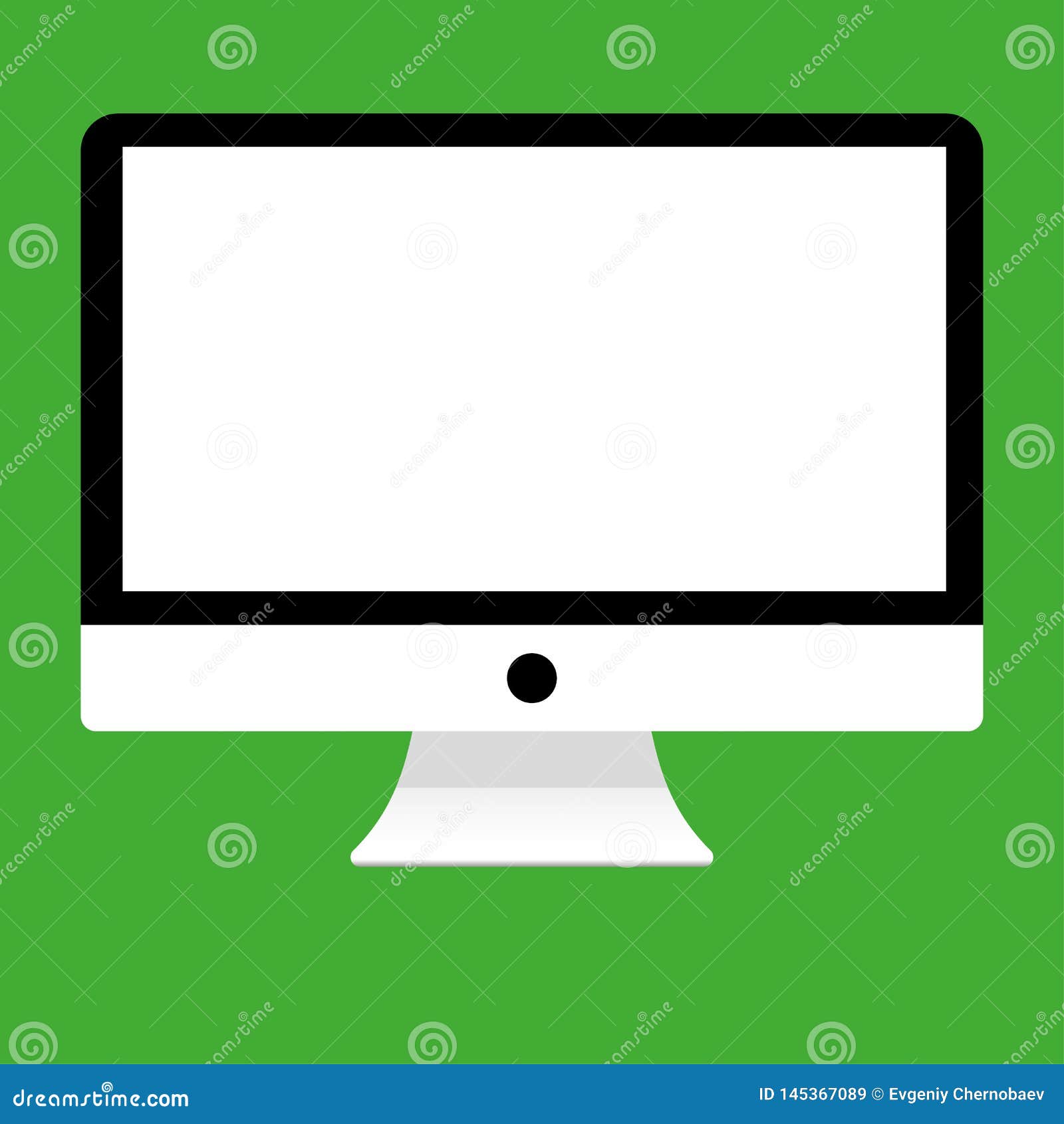 Flat Imac Vector