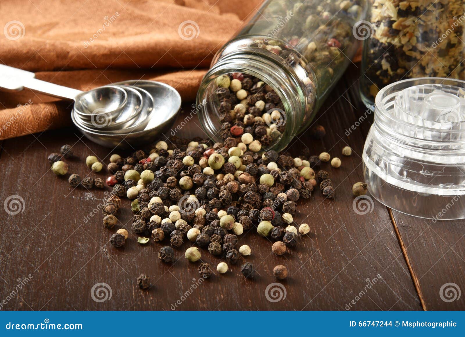 White and black pepper stock photo. Image of fresh, horizontal - 66747244