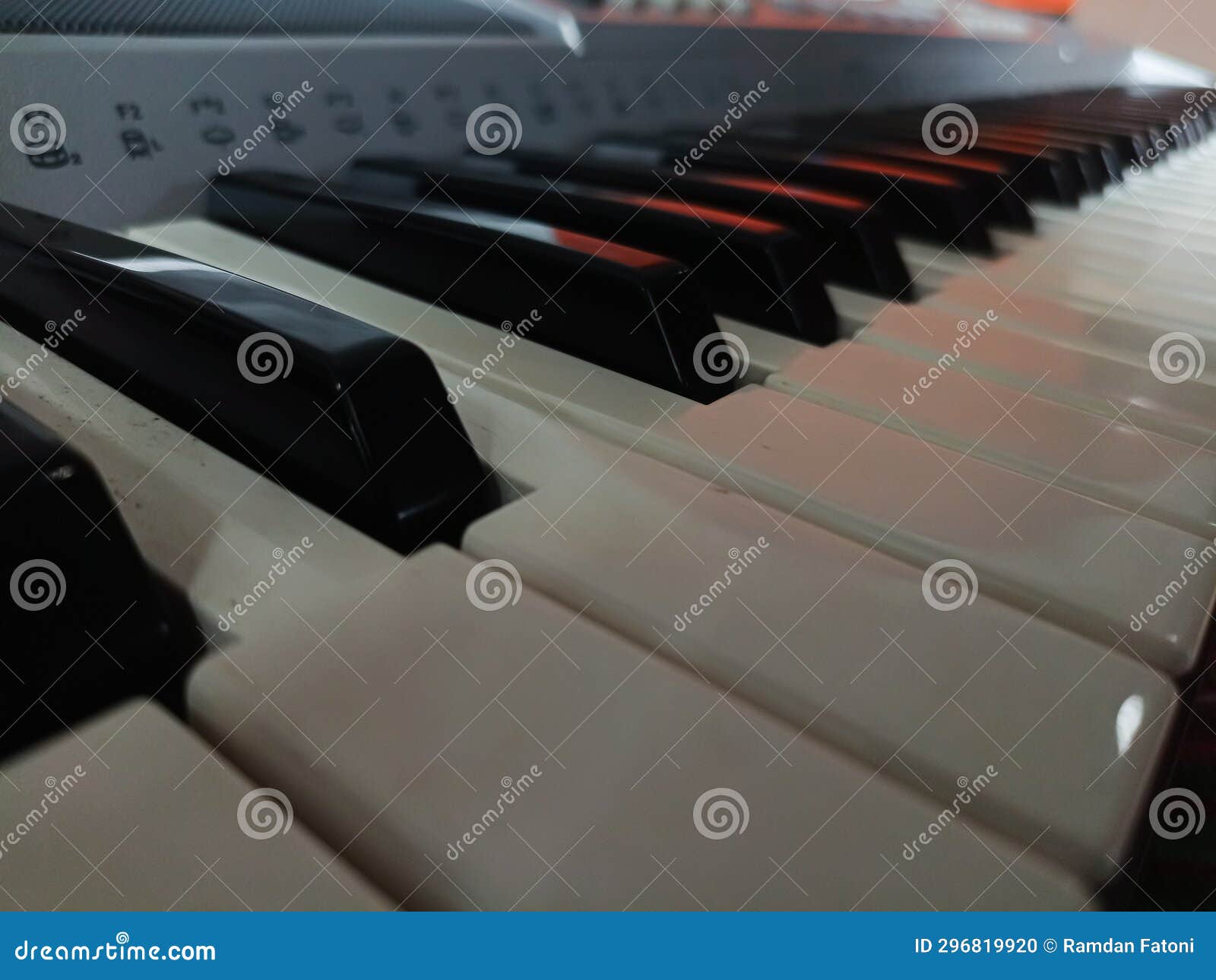 White and Black Piano Keys. Stock Photo - Image of guitar, color: 296819920