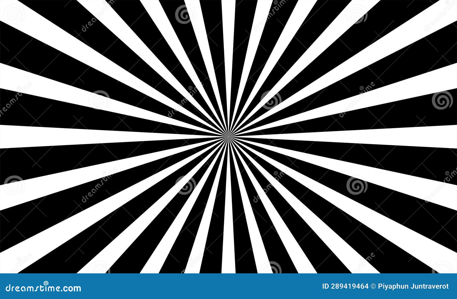 White and Black Starburst, Radial, Radiating Lines Sunburst Pattern ...