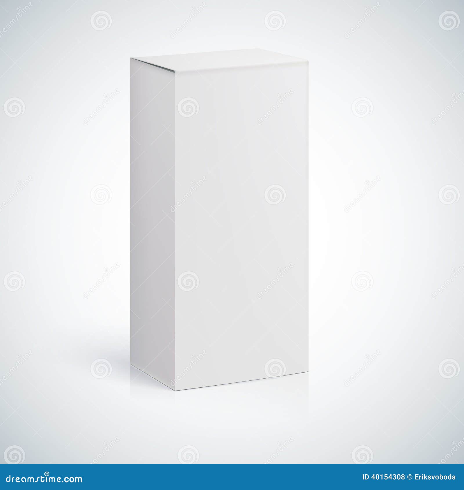 White Blank Box with Empty Space Stock Vector - Illustration of paper ...