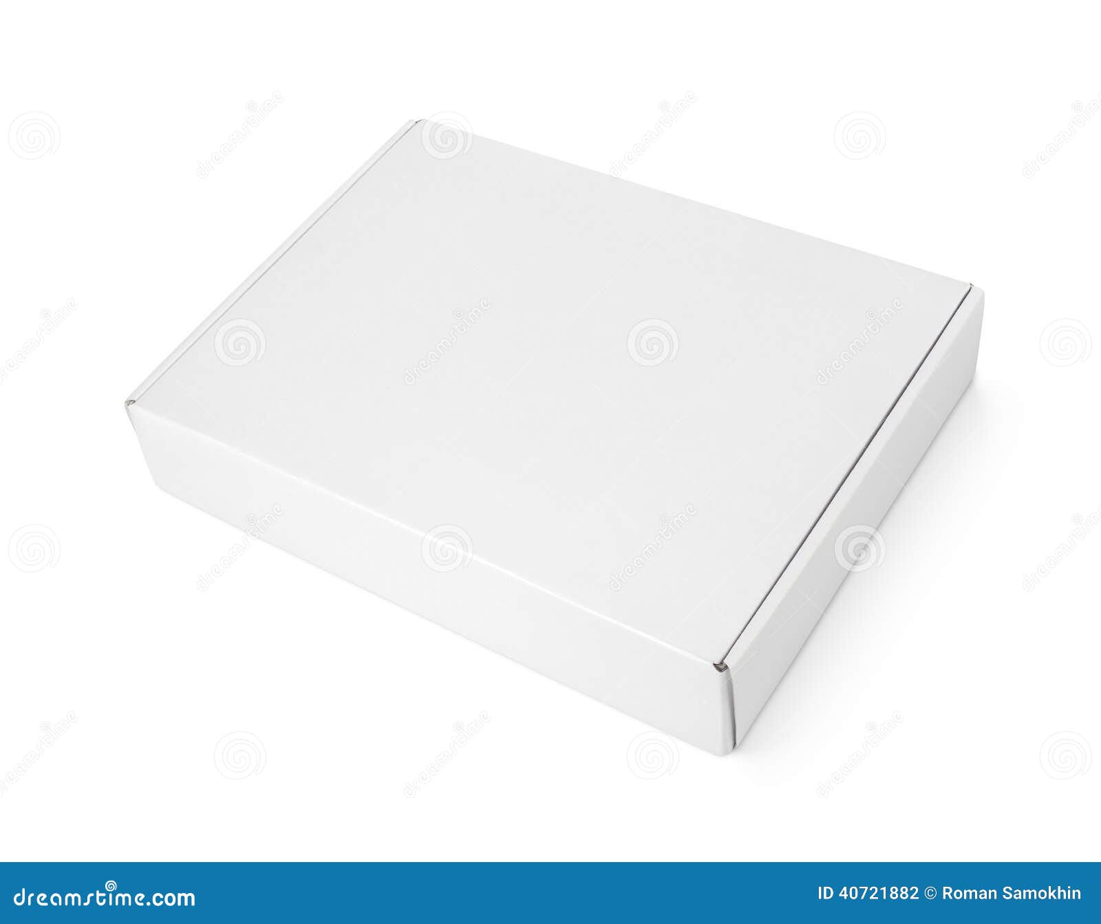 White Blank Carton Pizza Box Stock Photo - Image of packaging, clipping ...