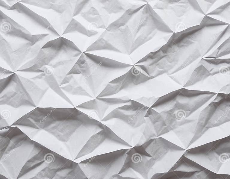White Blank Crumpled Wrinkled Paper Sheet Texture Pattern Creative ...