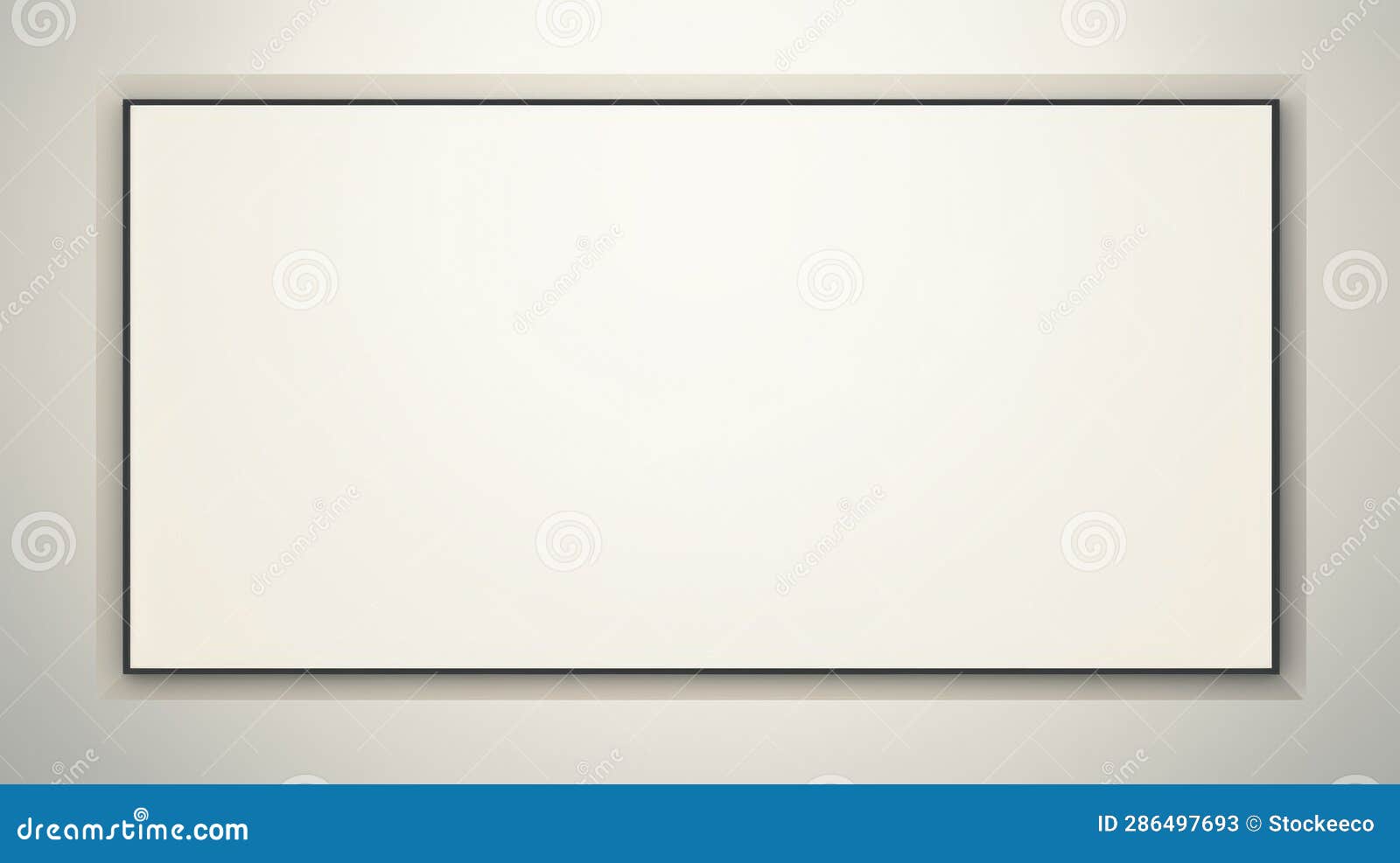 Elegant Minimalist Frame with Centered Rectangular Empty Space Stock ...