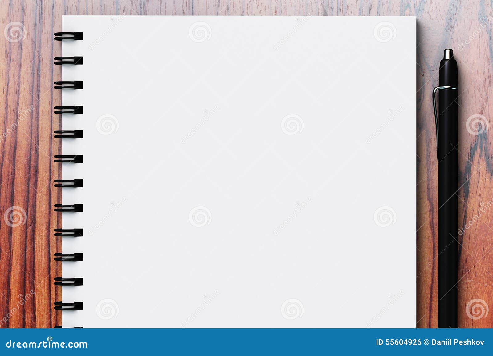 Blank Diary Note With Pink Rose In Dreamy Soft Mood Colour Stock Image ...