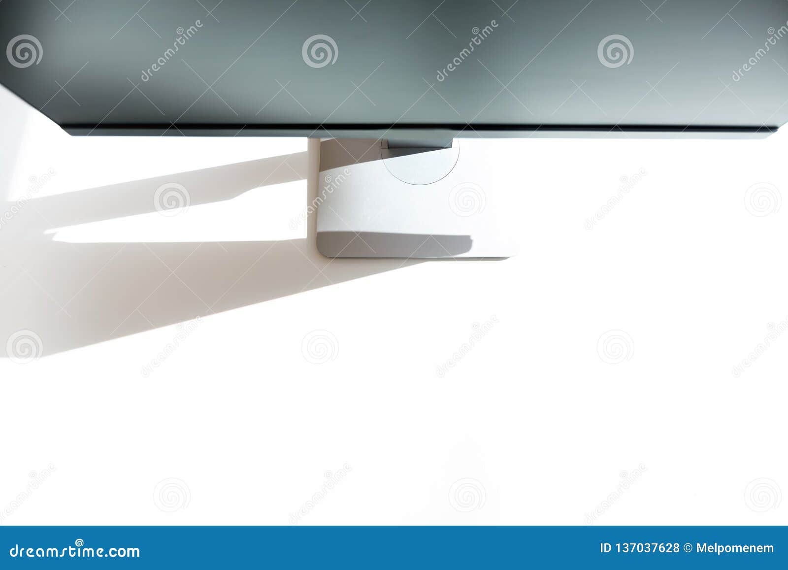 White Blank Empty Minimal Desk Stock Photo - Image of business, office ...