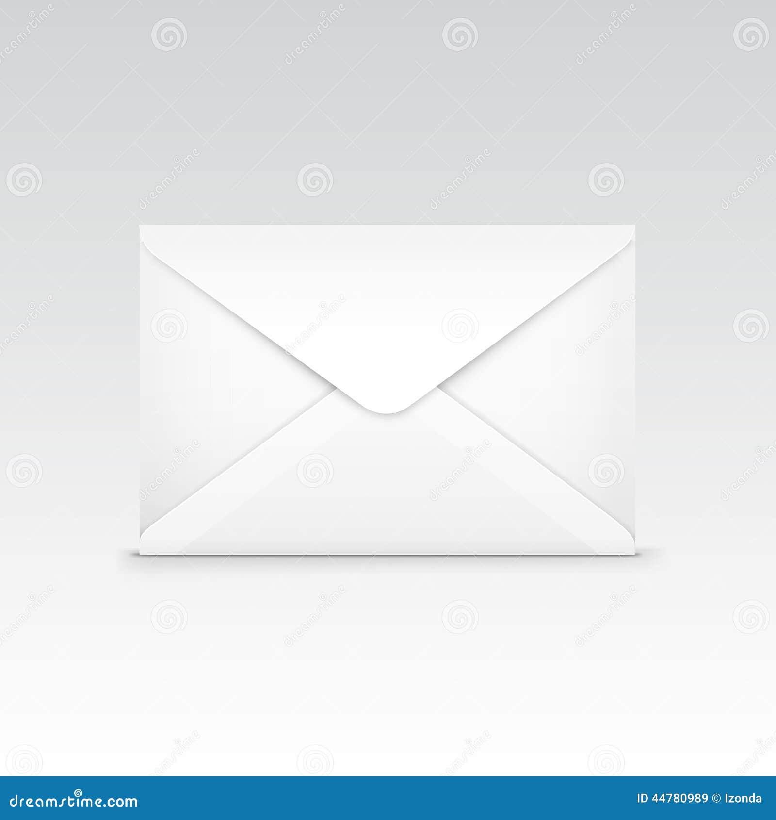 Blank Envelope And Letter Template Vector Illustration | CartoonDealer ...