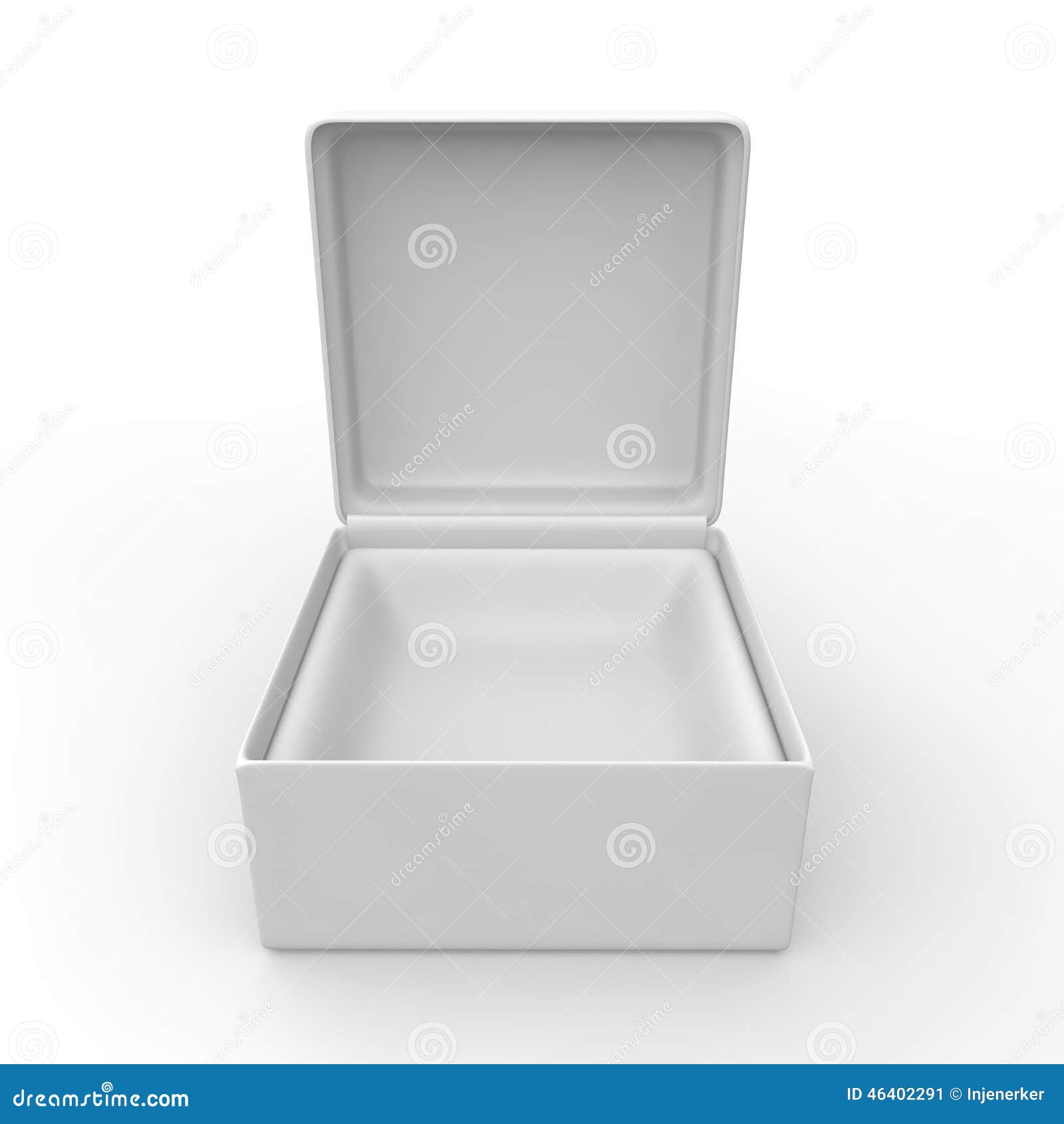 White blank gift box stock image. Image of luxury, precious - 46402291
