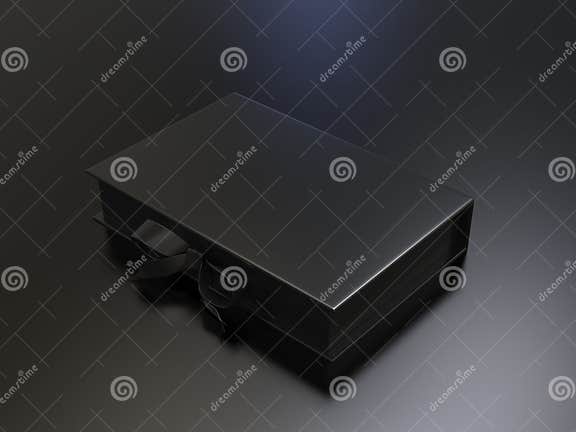 White Blank Hard Cardboard Rectangular Book Box Mock Up Template, 3d ...