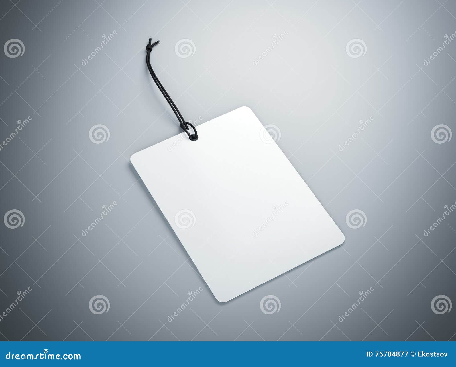 White Blank Label. 3d Rendering Stock Image - Image of name, cardboard ...