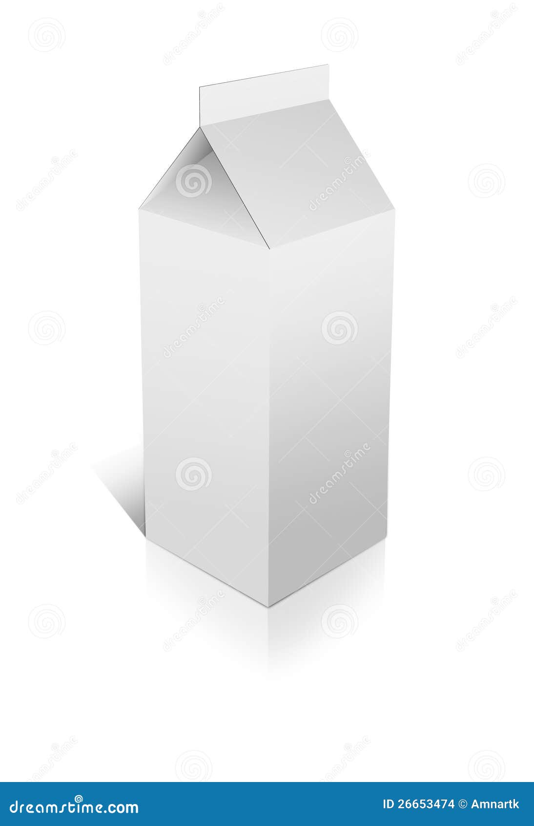 Blank Milk Carton Boxes Stock Image | CartoonDealer.com #116164927