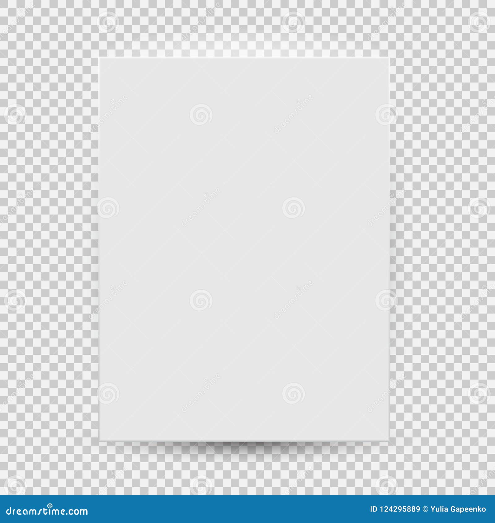 White Blank Model Template Top View with Shadow Isolated on Transparent ...