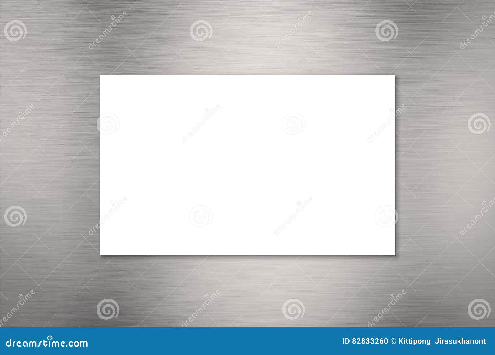 White blank name card stock photo. Image of namecard - 82833260