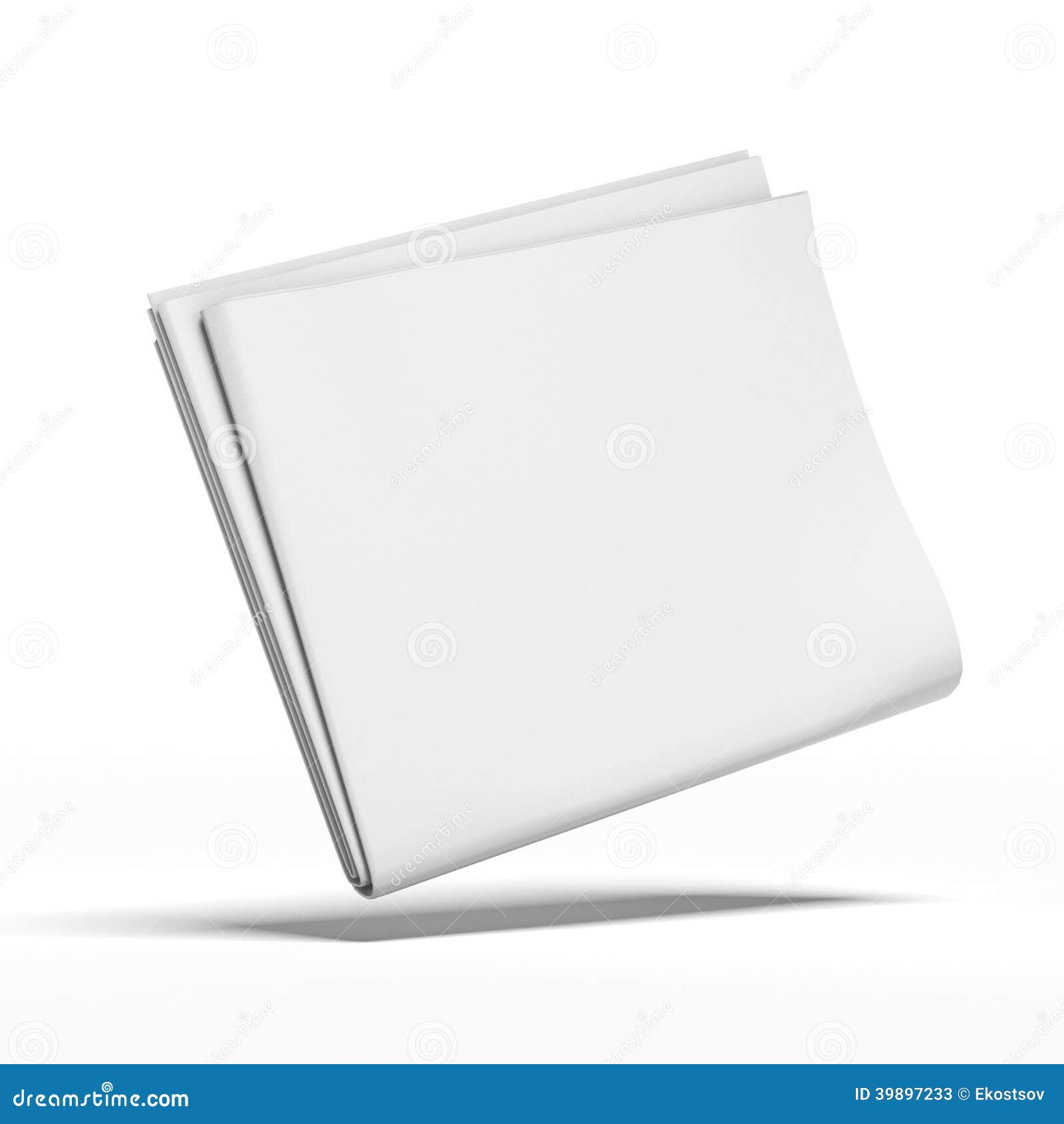 Blank Newspaper Template. Vector Illustration | CartoonDealer.com ...