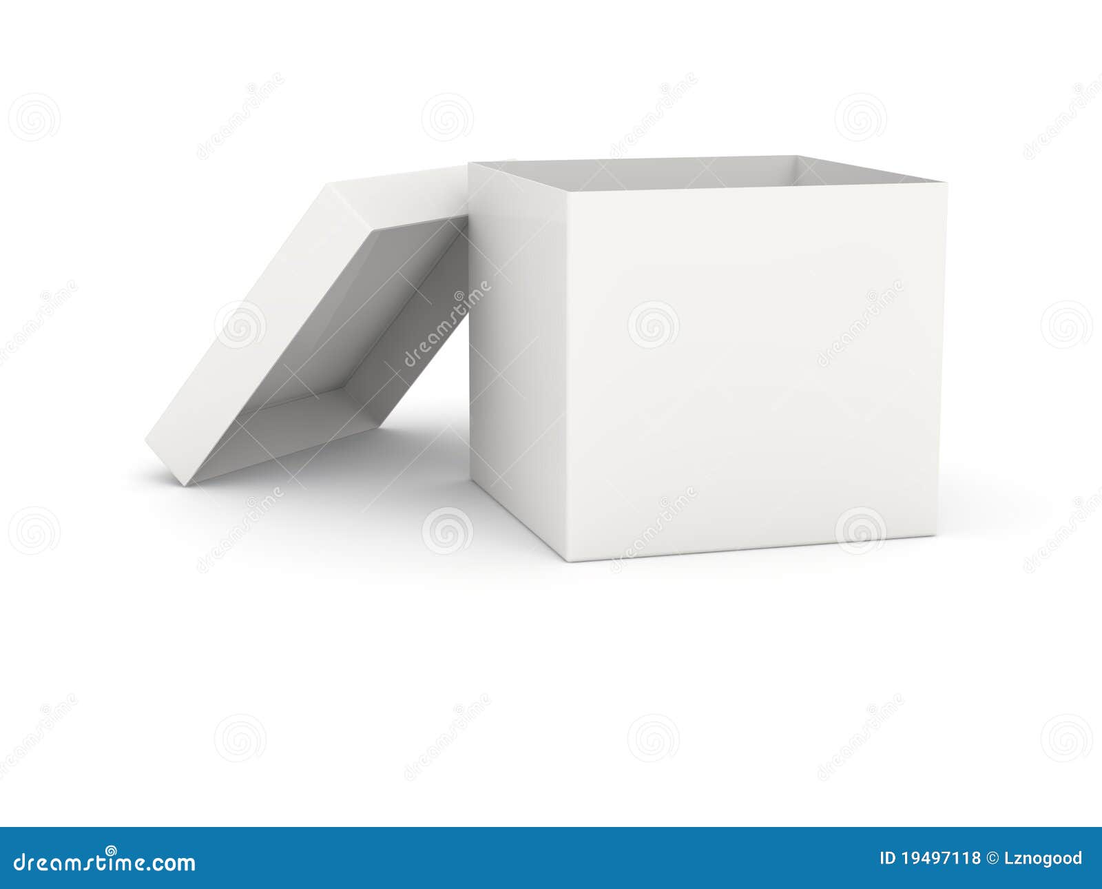 Blank Open Stamp Portrait Template Black On White Stock Photography ...