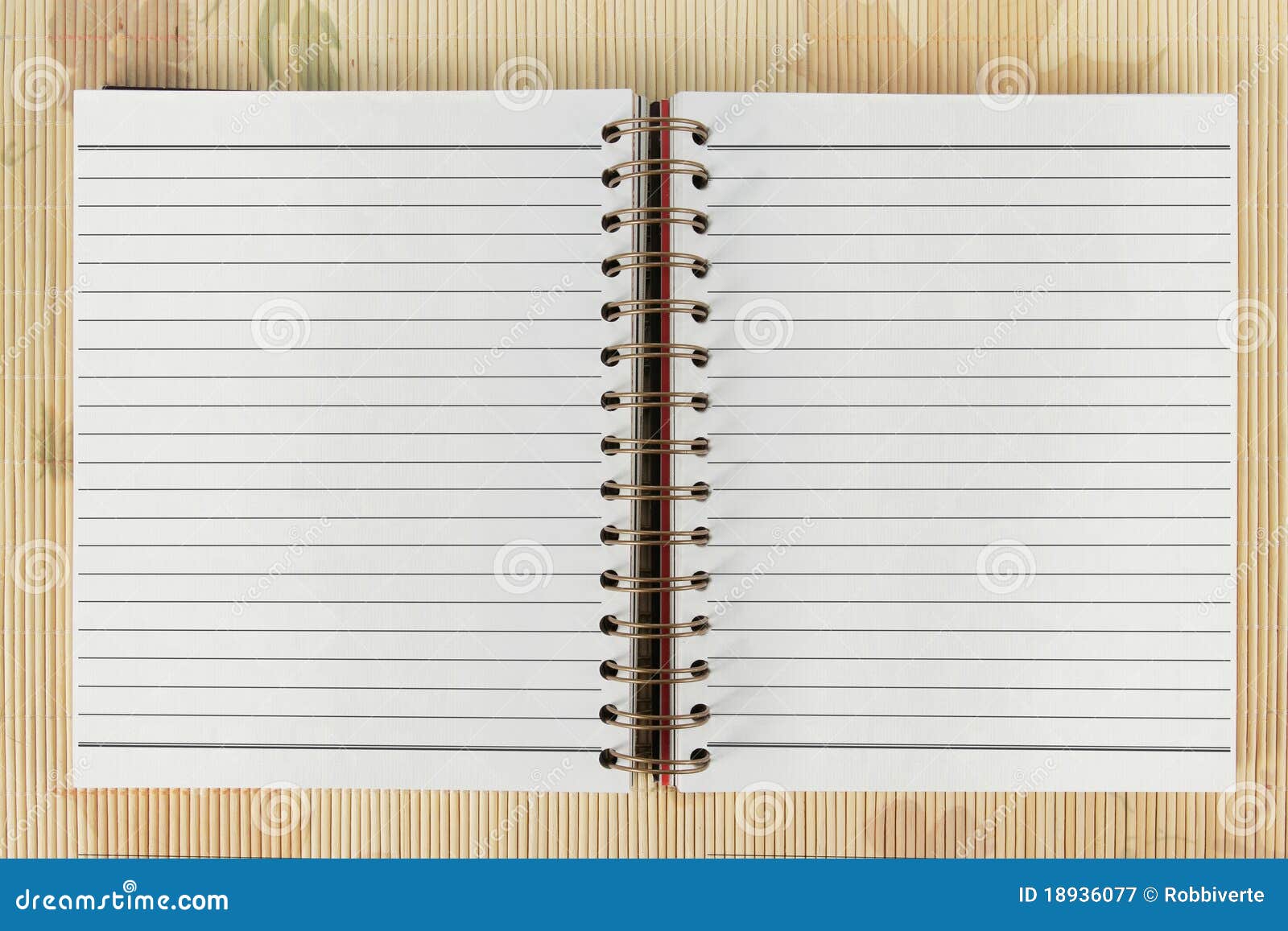 White blank open notebook stock image. Image of open - 18936077