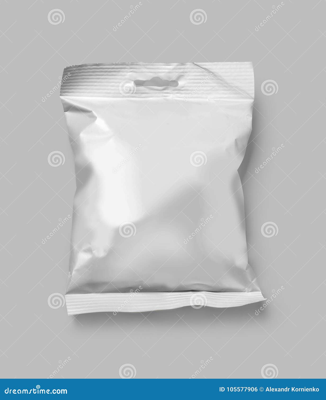 White blank package stock photo. Image of foil, clean - 105577906