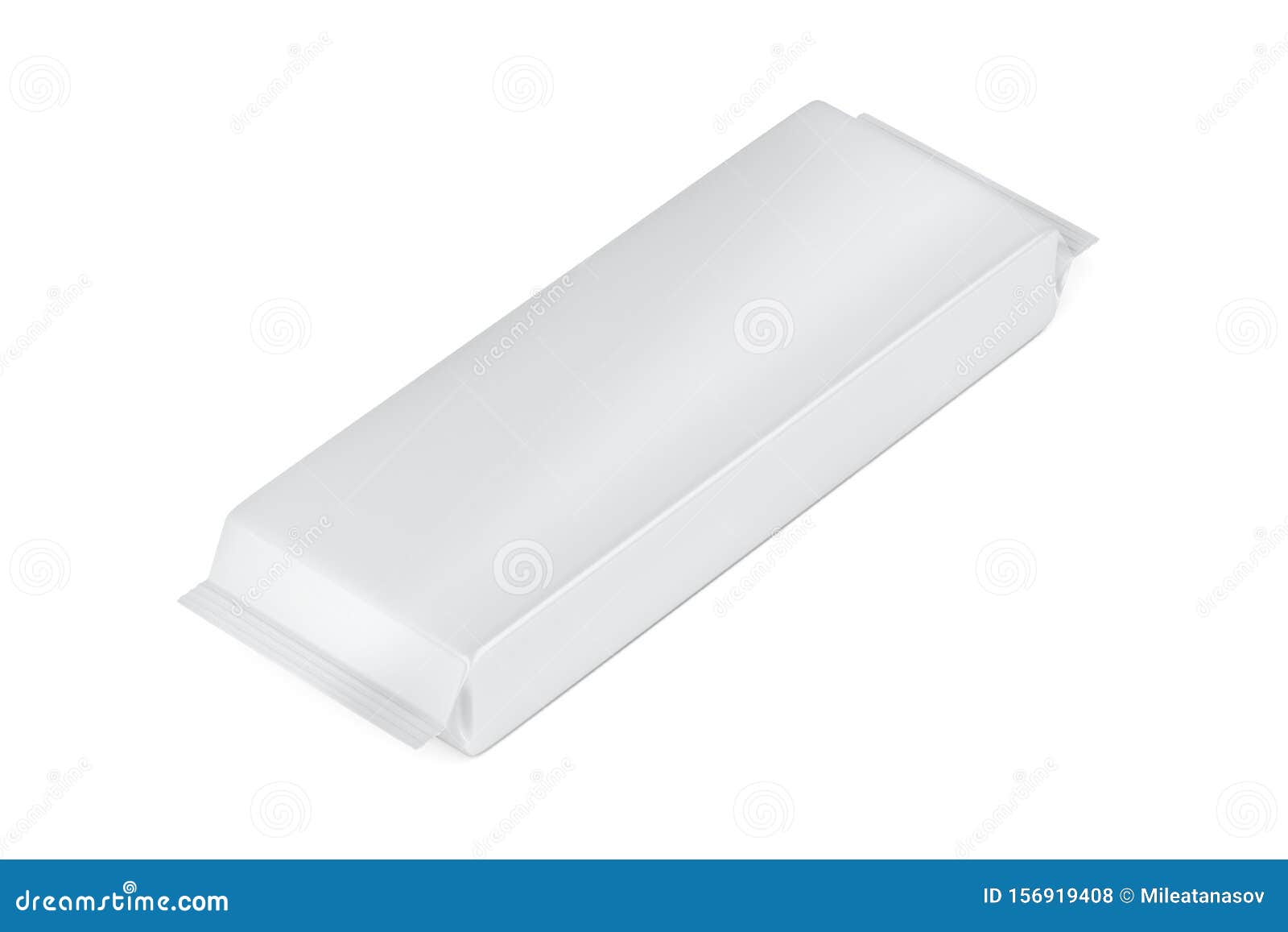 White Blank Packaging for Chocolate Stock Illustration - Illustration ...