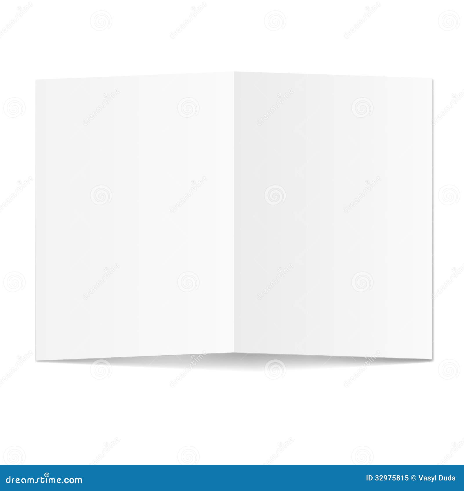 White blank paper card stock vector. Illustration of concepts - 32975815