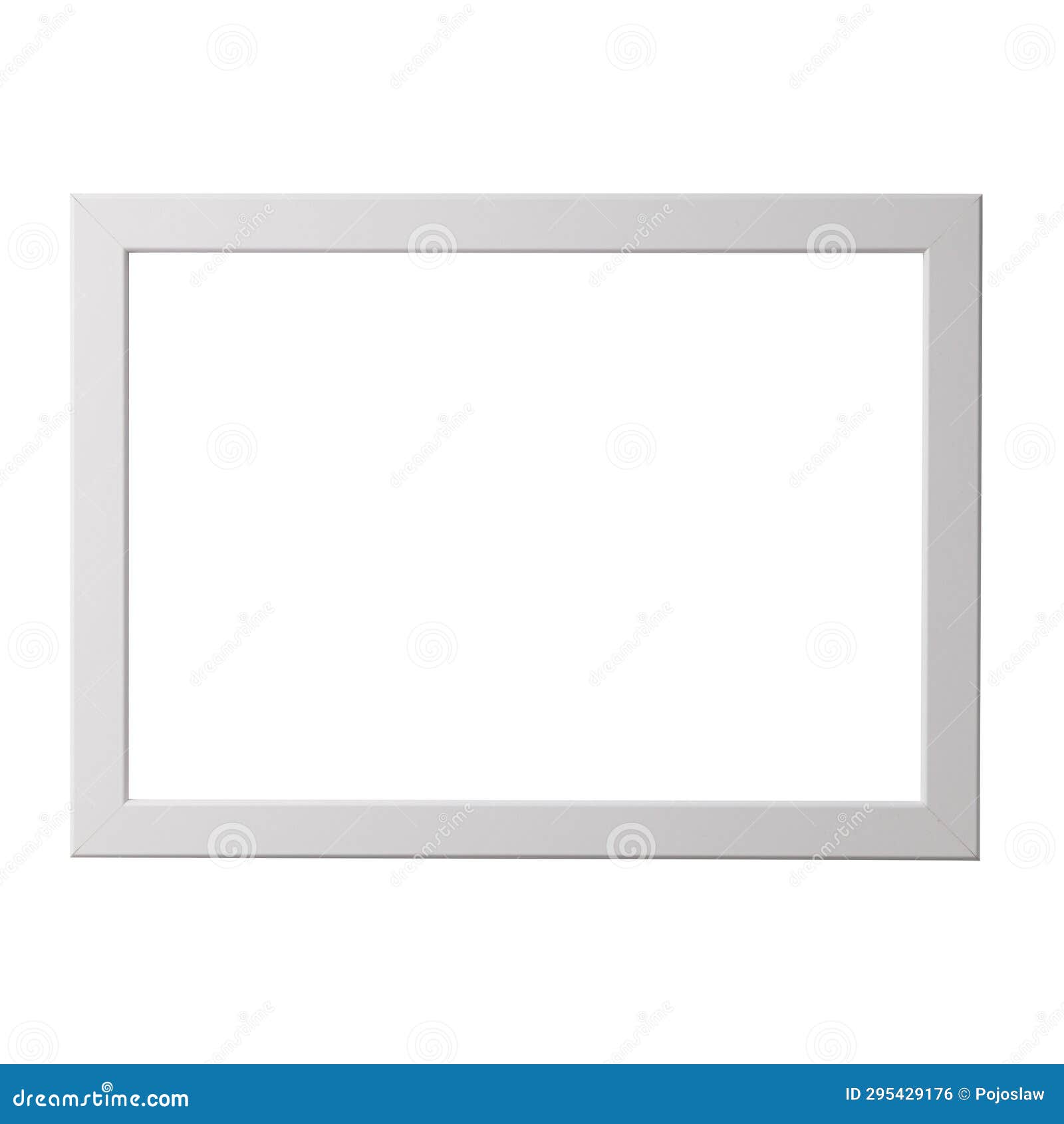 White Blank Picture Frame, Realistic Horizontal Picture Frame. Empty ...