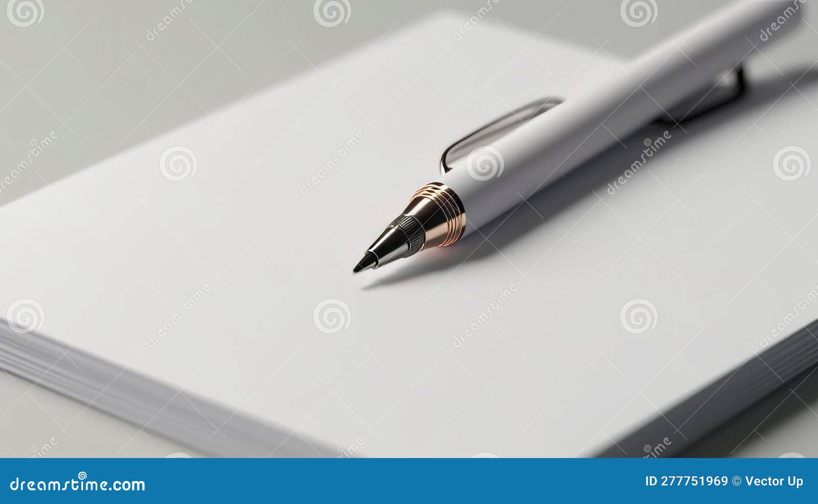 White Blank Sheets of A4 Paper Size or Documents Mockup. Generative AI ...