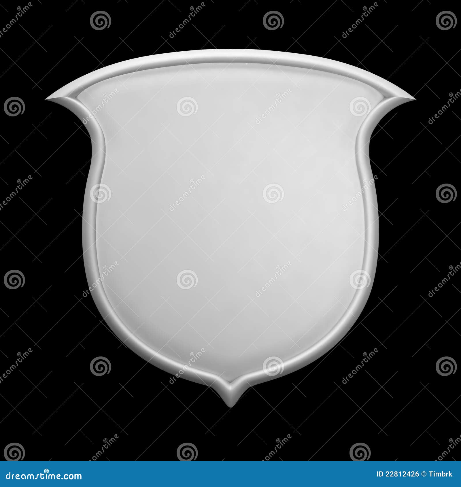 Blank Shield Badge Shape Template Vector Set Collection | CartoonDealer ...