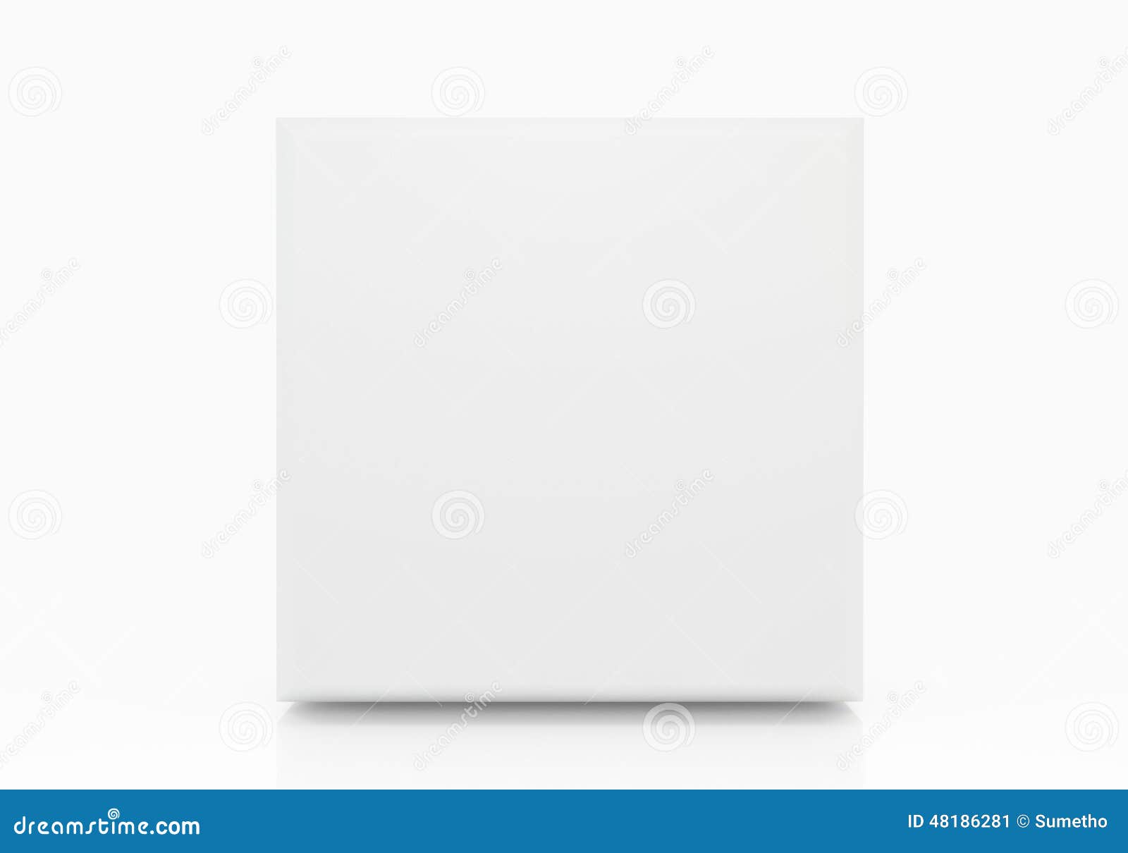 White Blank Square stock illustration. Illustration of cover - 48186281