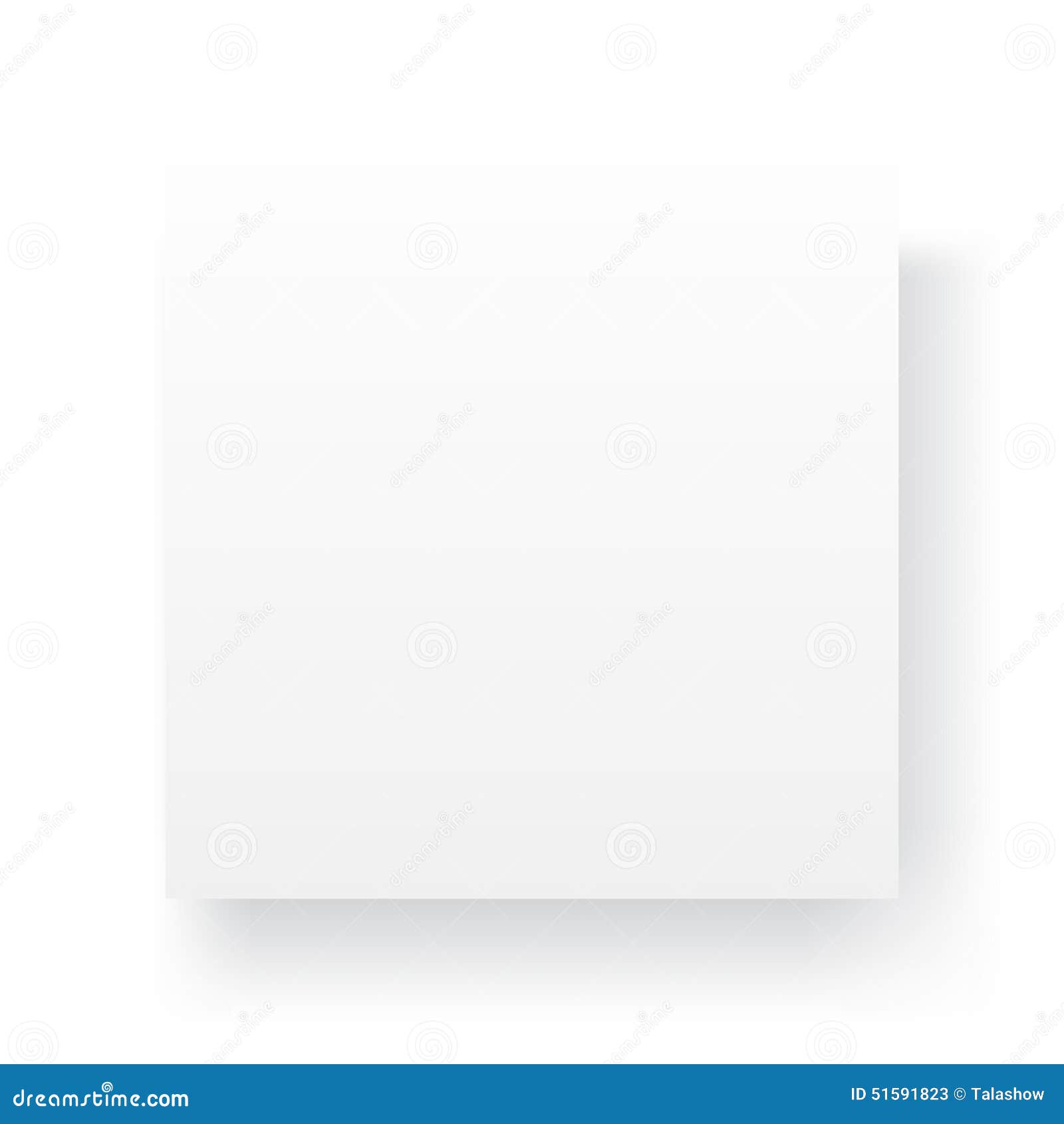 White blank square stock illustration. Illustration of frame - 51591823