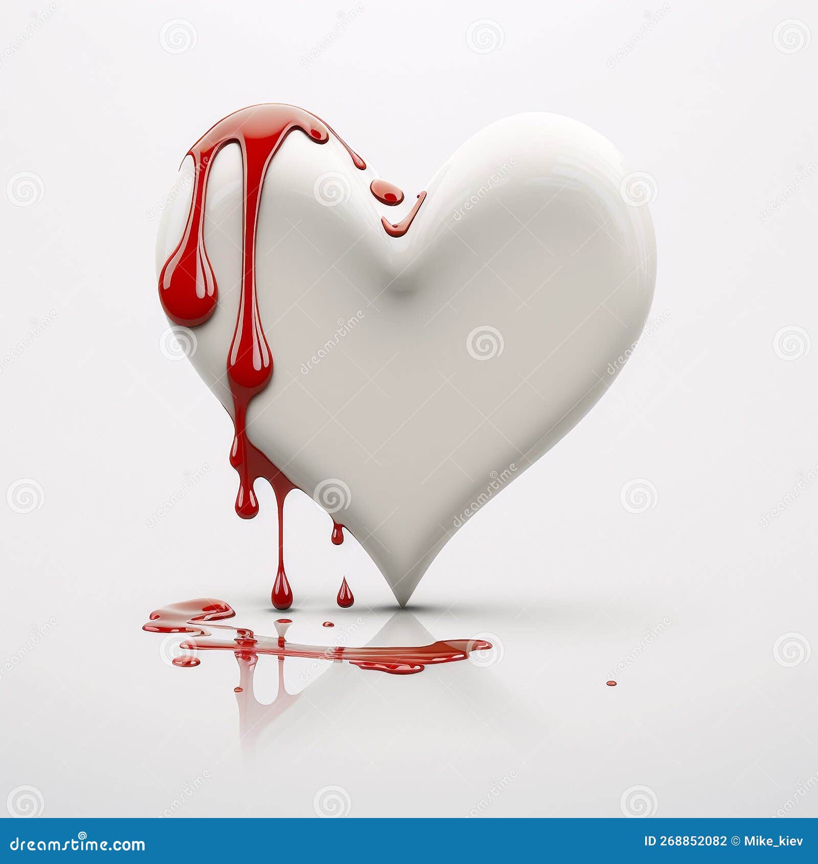 White Bleeding Heart on White Stock Illustration - Illustration of ...