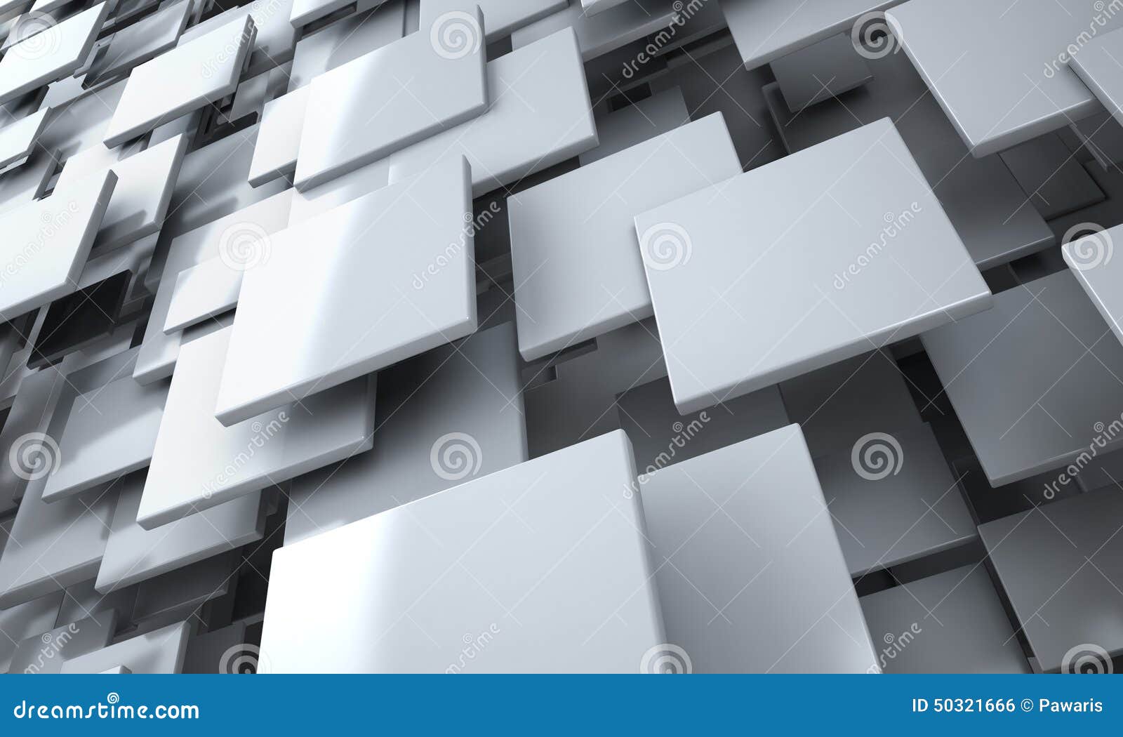 White Blocks Abstract Background Stock Illustration - Illustration of ...