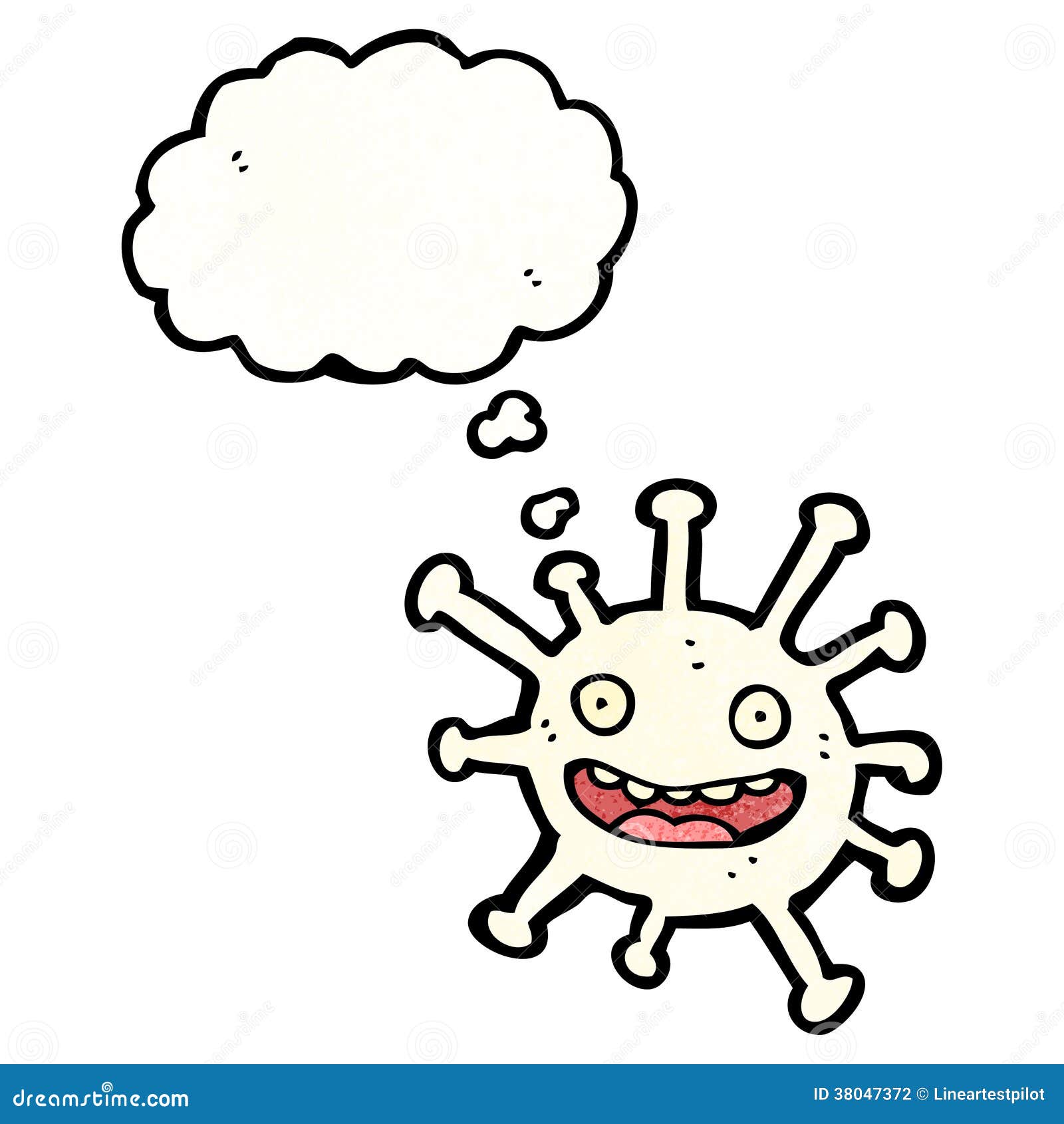 Cute Cartoon White Blood Cell