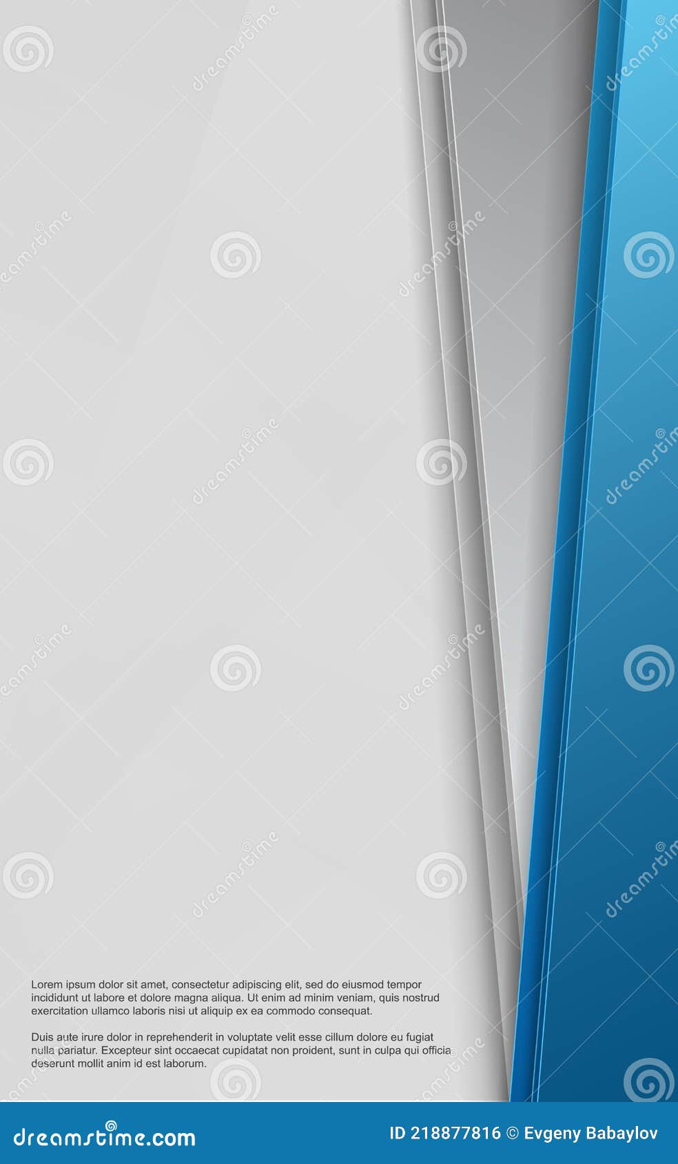 White and Blue Background, Web Template for Text - Vector Stock Vector ...