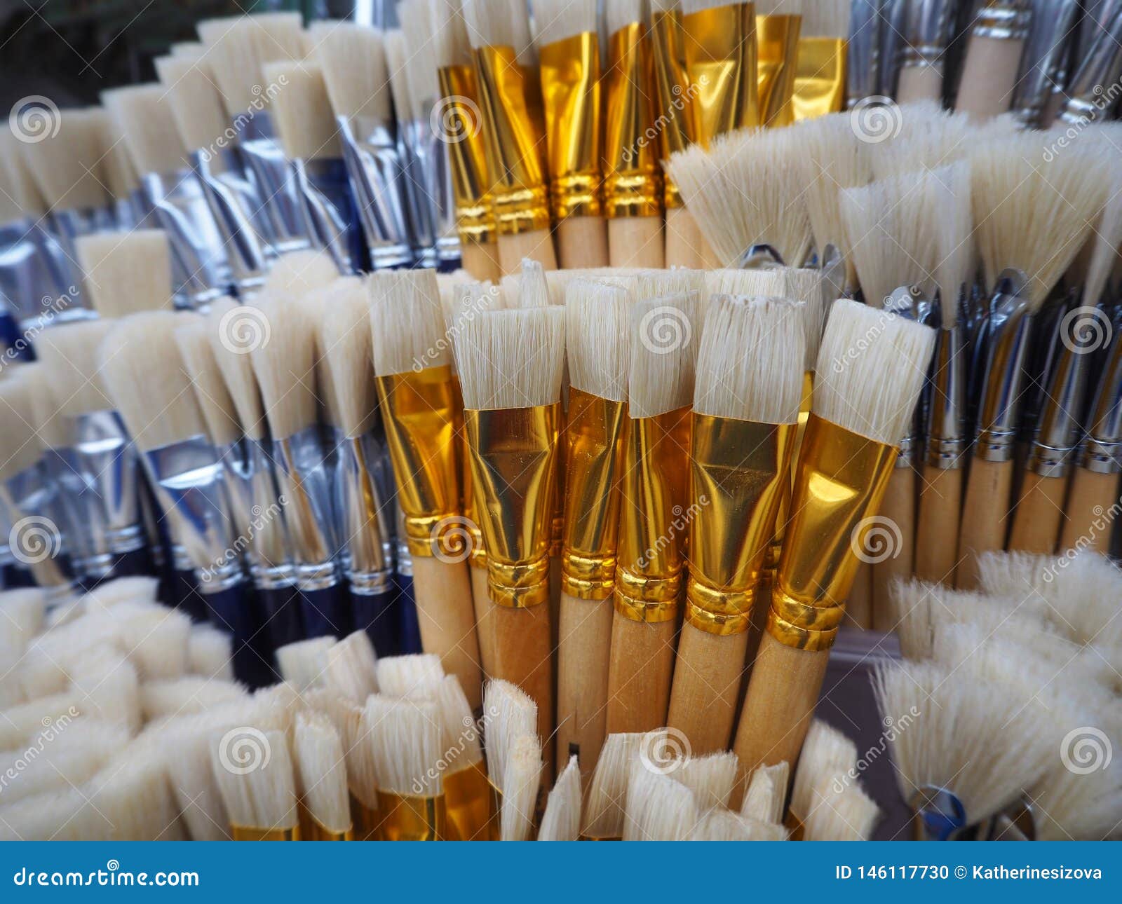 White and Blue Brushes for Painting Stock Photo - Image of brushes ... White and Blue Brushes for Painting Stock Photo - Image of brushes ...