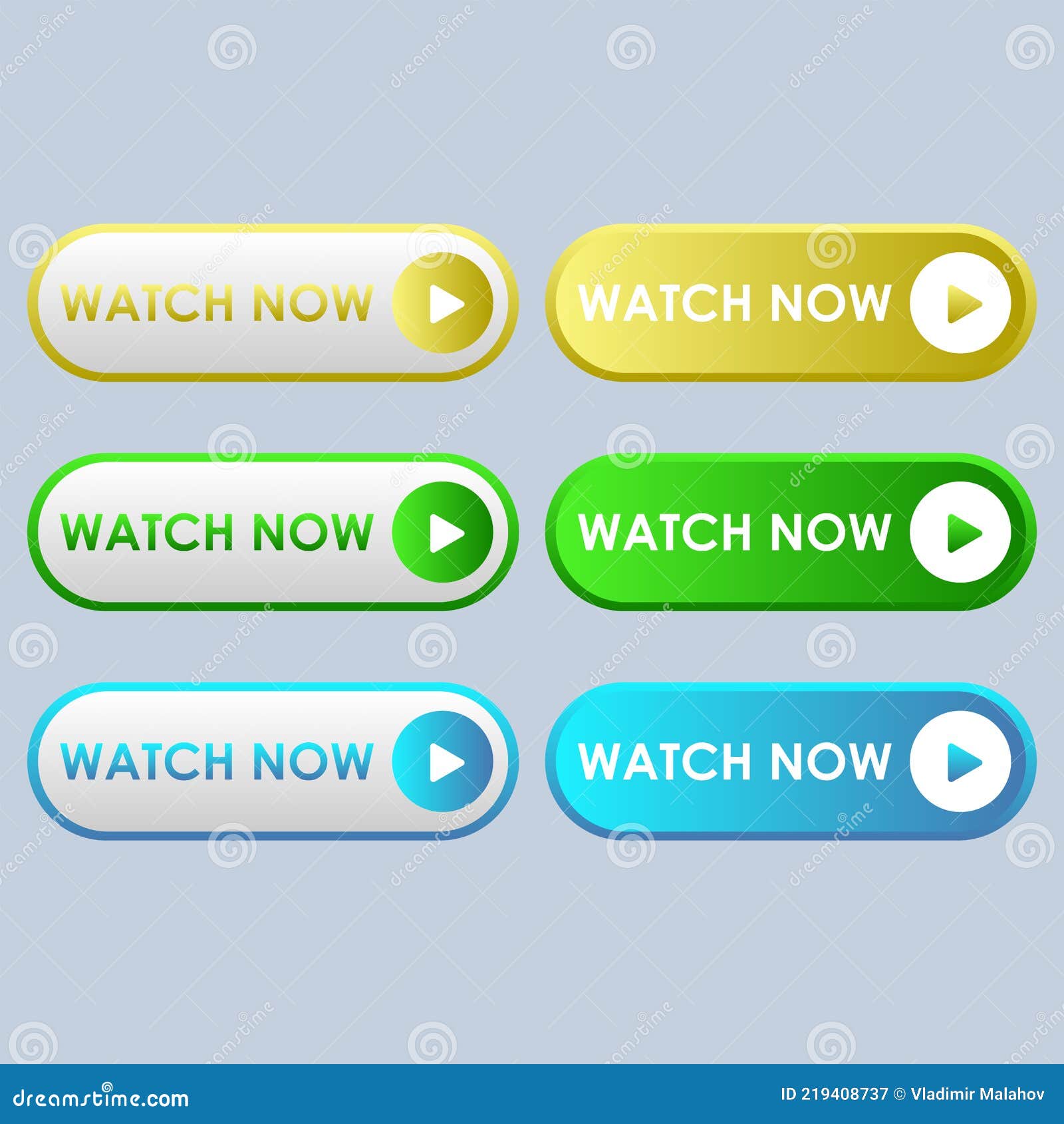 White and Blue Button in Neomorphism Style. Stock Vector - Illustration ...