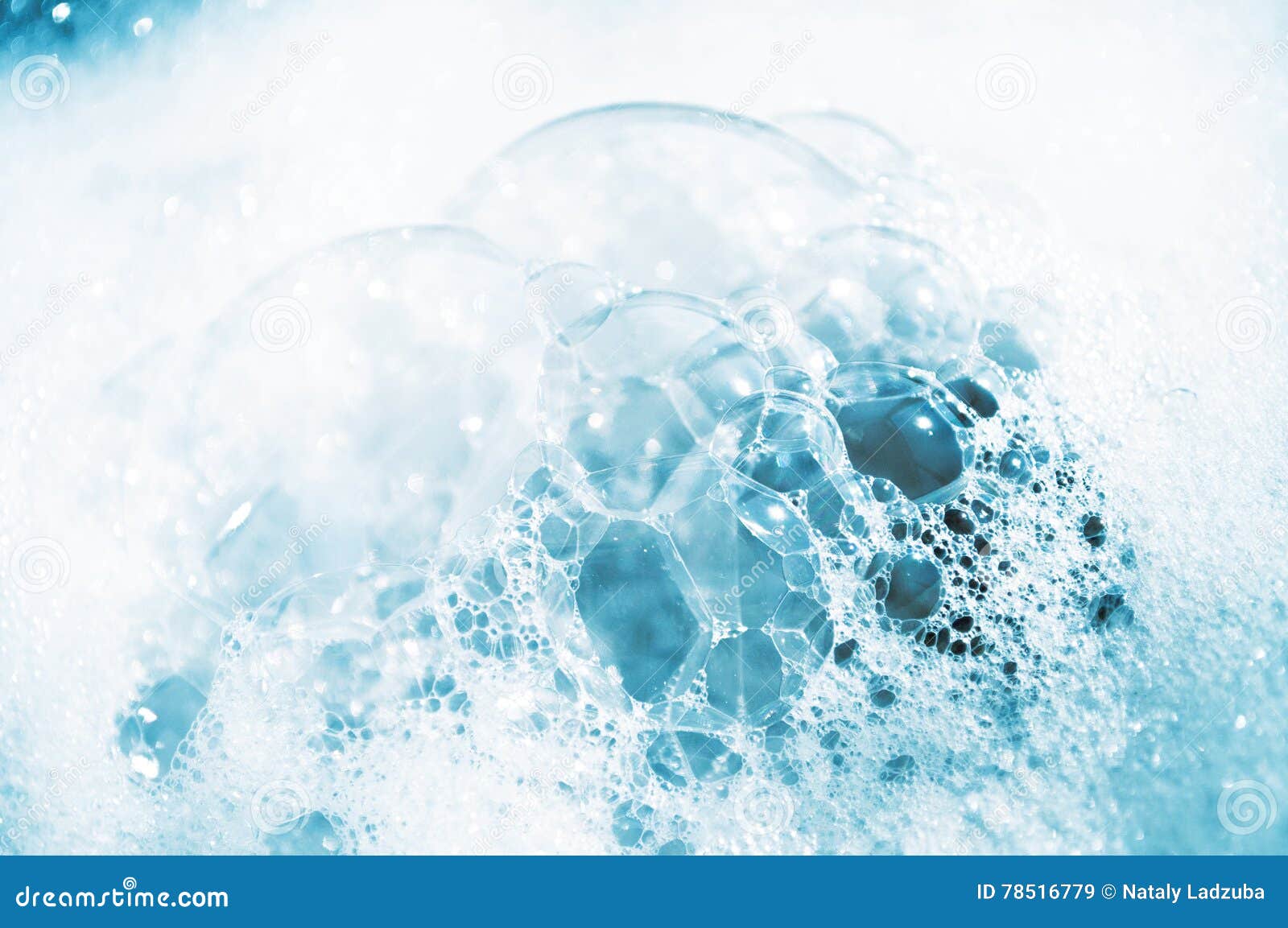 White-blue lather bubbles stock image. Image of detail - 78516779