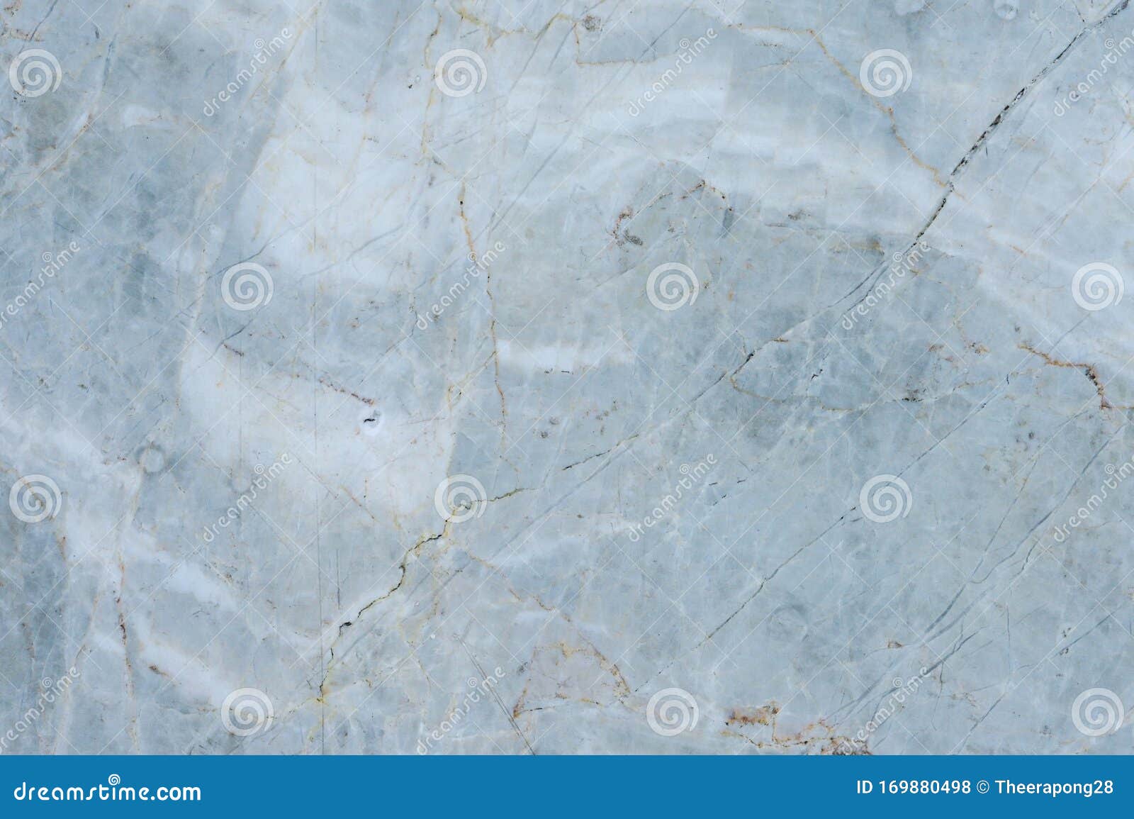 White and Blue Marble Texture with Natural Pattern for Background or ...