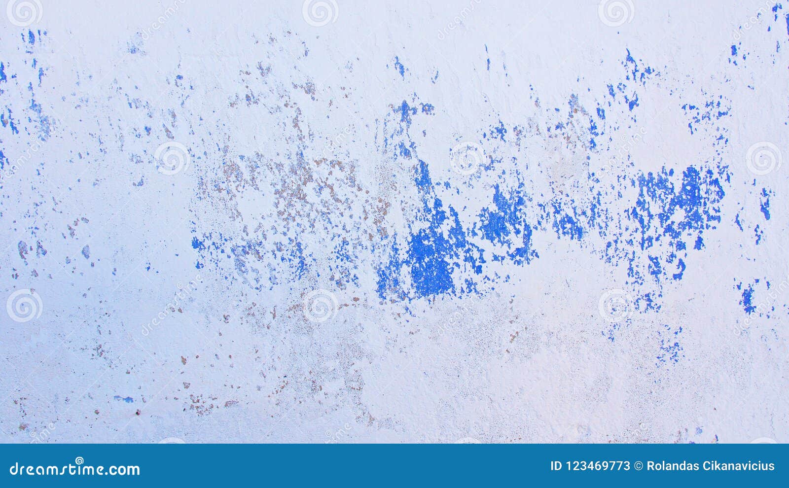 White and Blue Messy Wall Background Texture Stock Image - Image of ...