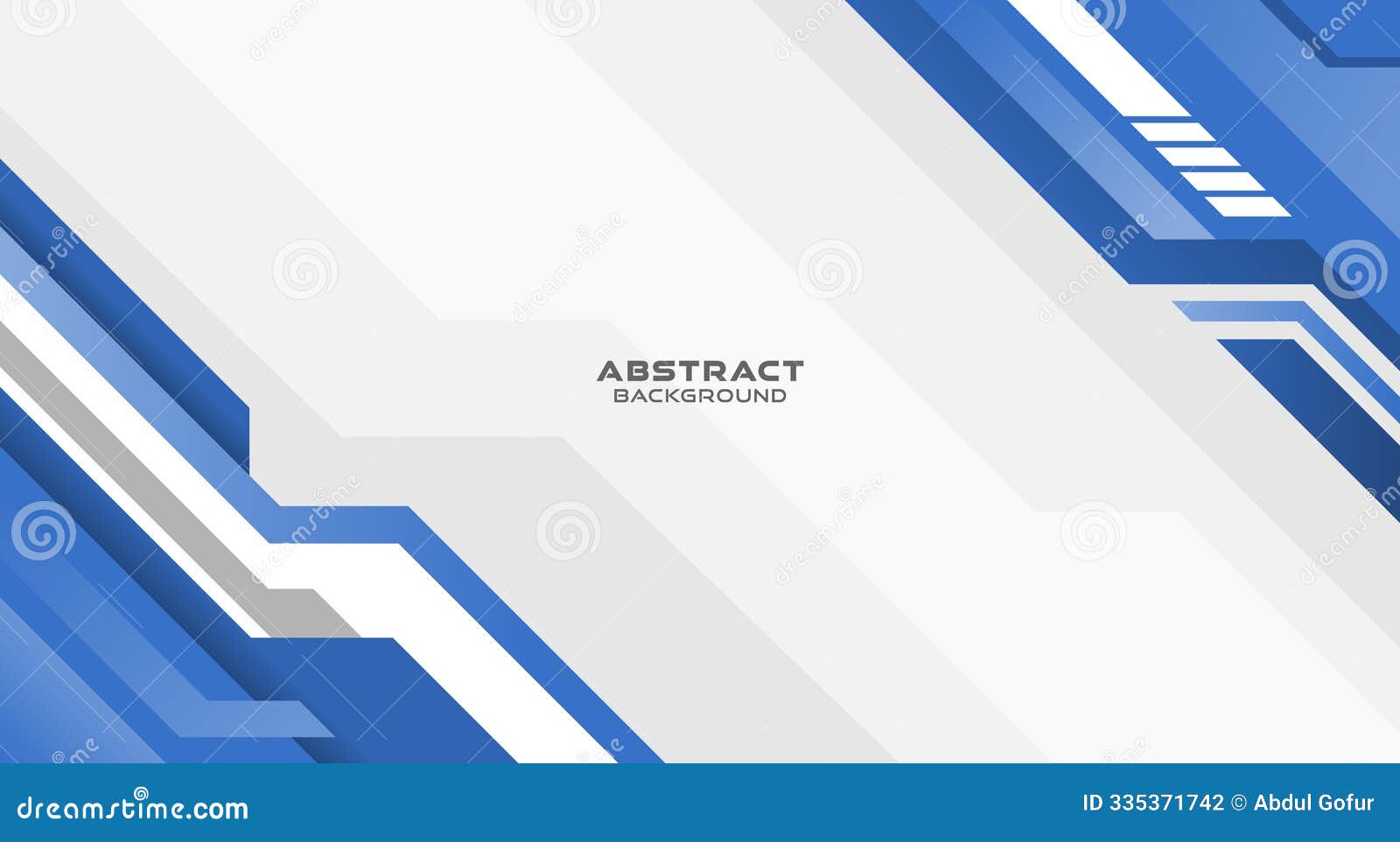 White and Blue Modern Tech Background Stock Vector - Illustration of ...