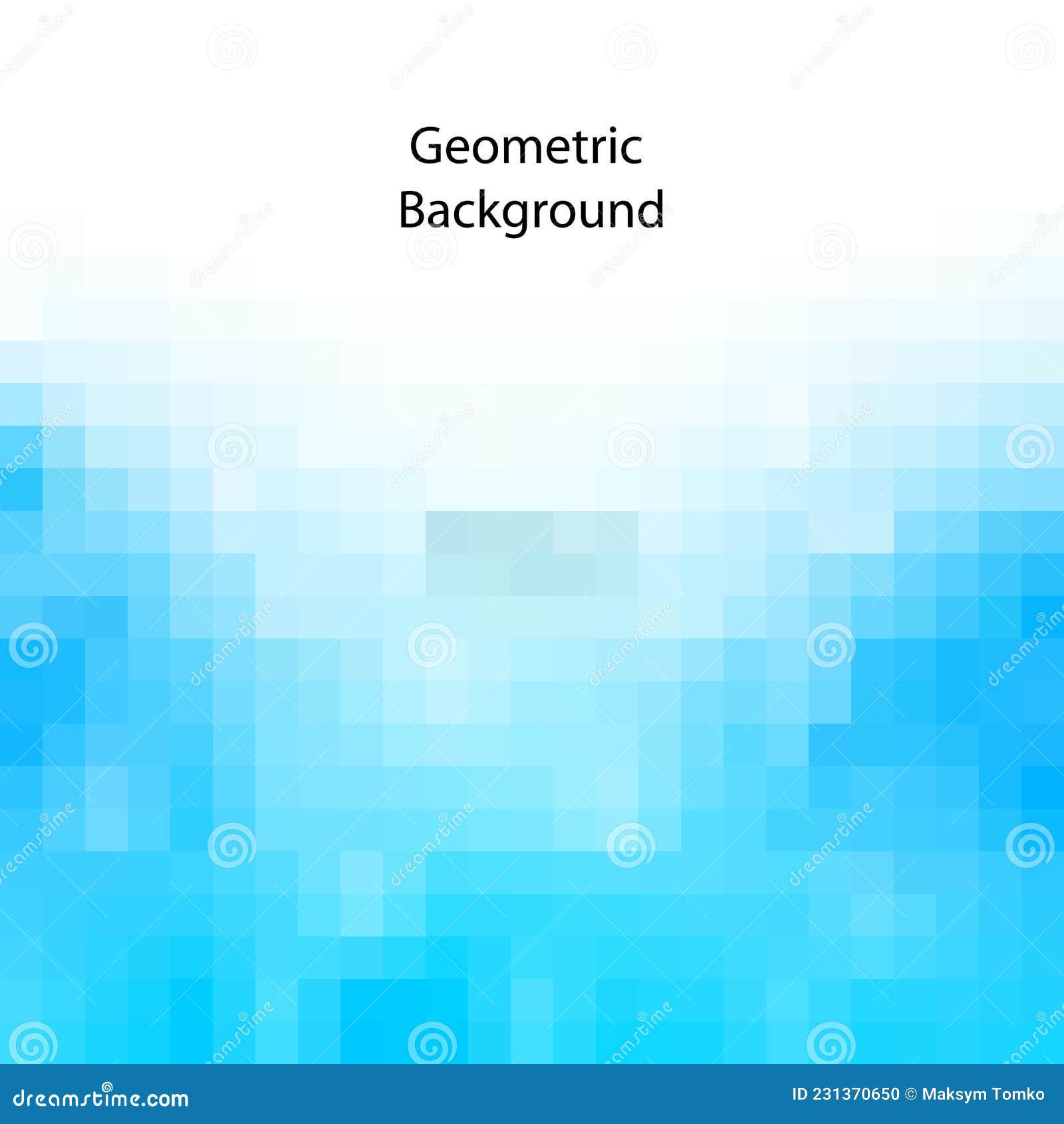 White Blue Mosaic Background. Geometric Square Grid Pattern for Your ...