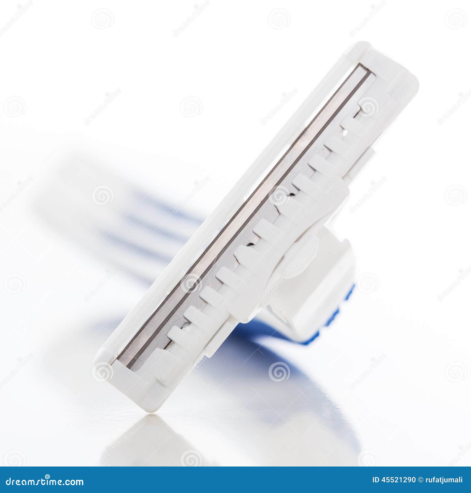 White and blue razor stock photo. Image of 06924621, neck - 45521290