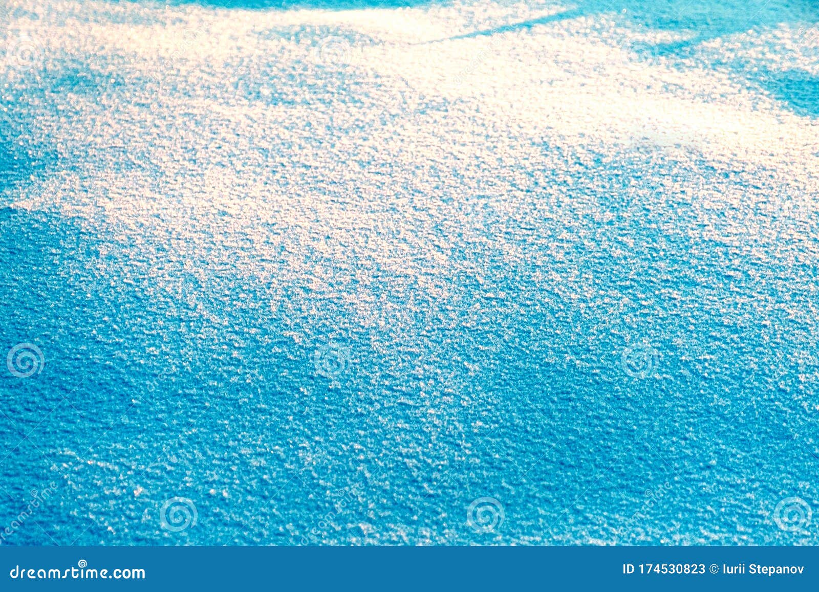 White and Blue Snowy Texture of Natural Snow Surface Stock Image ...