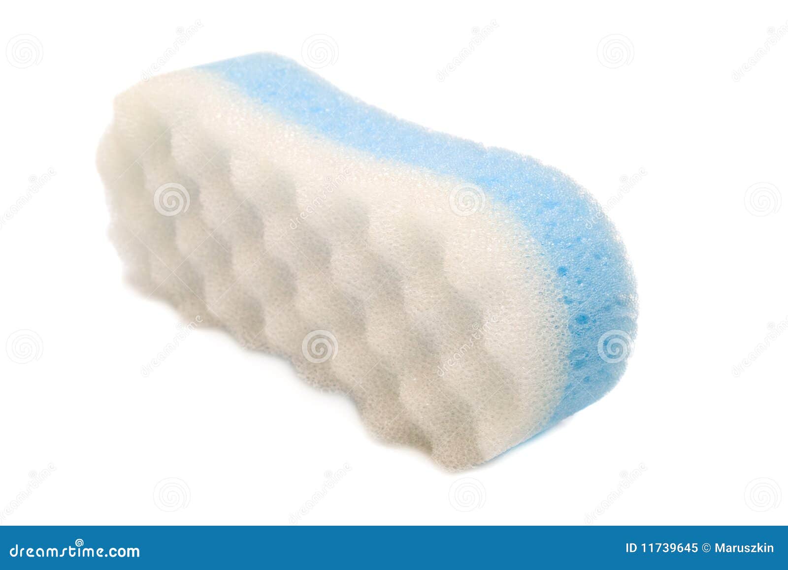 White and blue sponge stock image. Image of equipment - 11739645